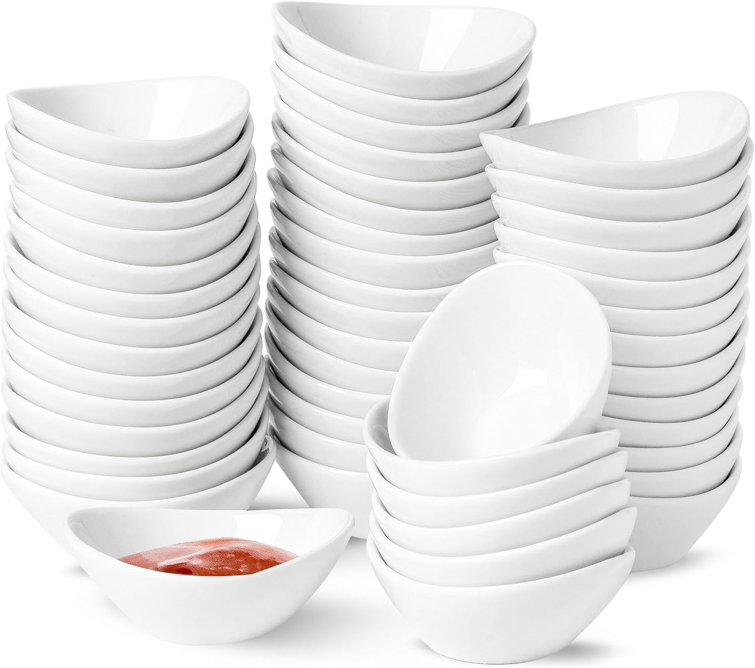Amazon.com: UIBFCWN Ceramic Dipping Bowls, 1.7 Oz Ceramic Soy Sauce ...