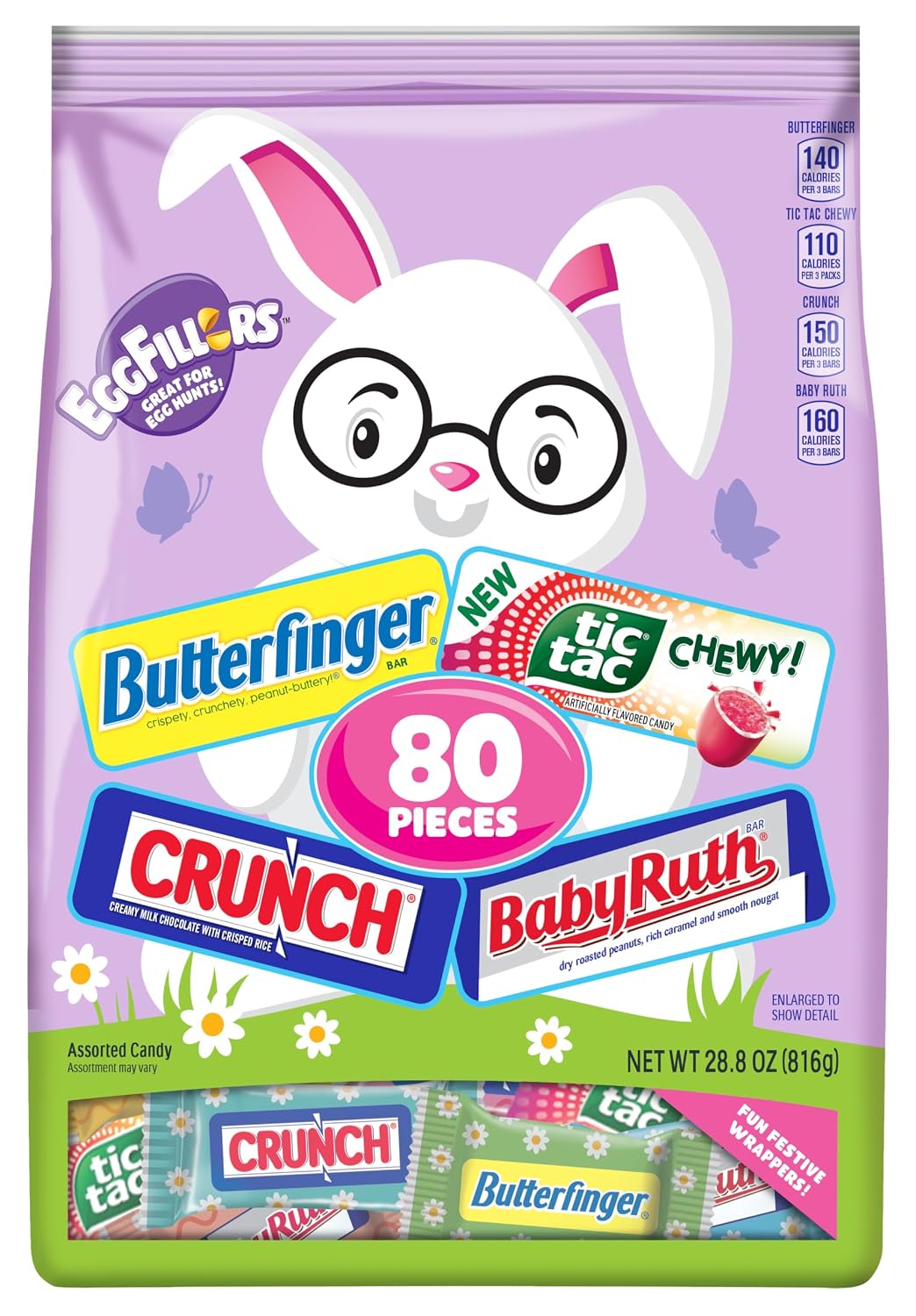 Amazon.com: Butterfinger, Baby Ruth, Crunch, and Tic Tac Chewy Assorted ...
