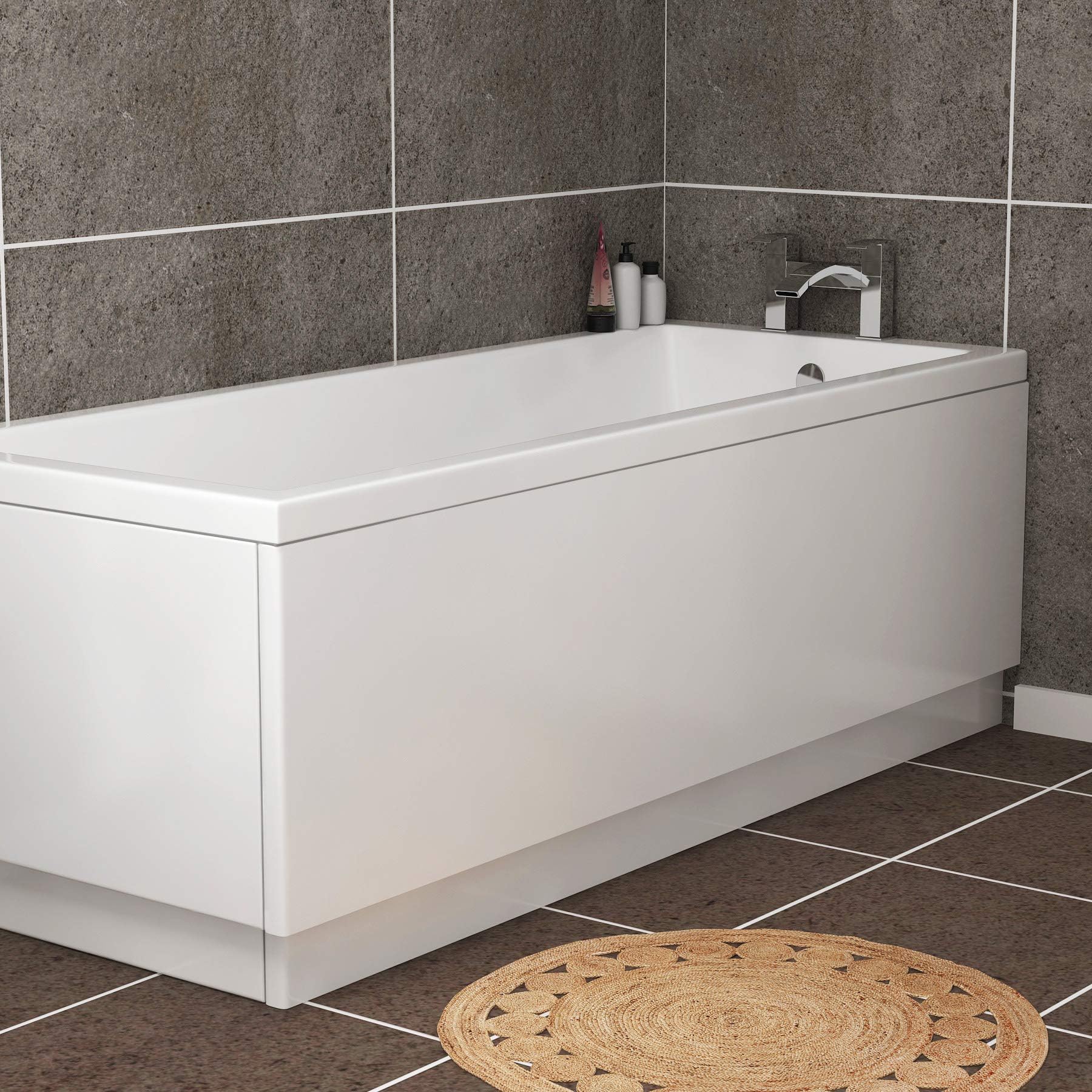 1700 Bath Front Panel 1700 x 510 Plus 10mm Lip by Plumbsaver : Amazon ...