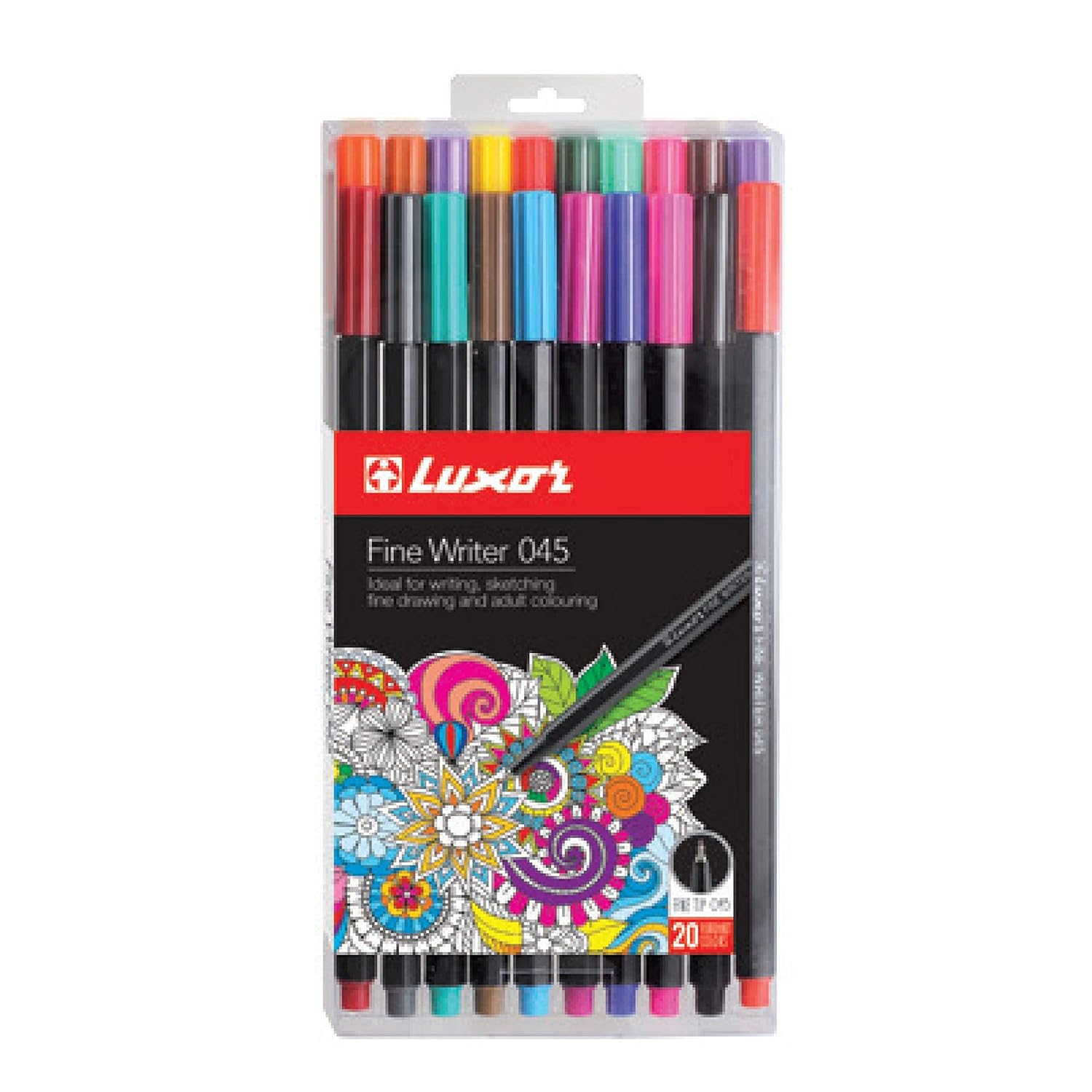 Luxor Fine Writer 045 (9000030194), Multicolor : Amazon.in: Office Products