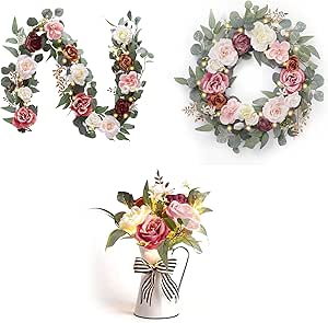 Amazon.com: Valery Madelyn Spring Decorations Value Bundle(3 Items), 24 ...