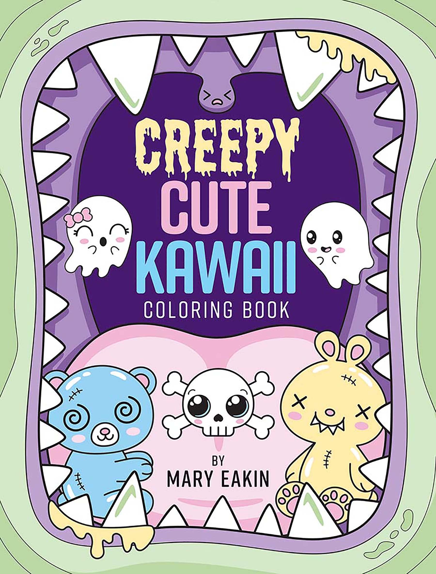 Amazon.com: Creepy Cute Kawaii Coloring Book (Dover Adult Coloring ...