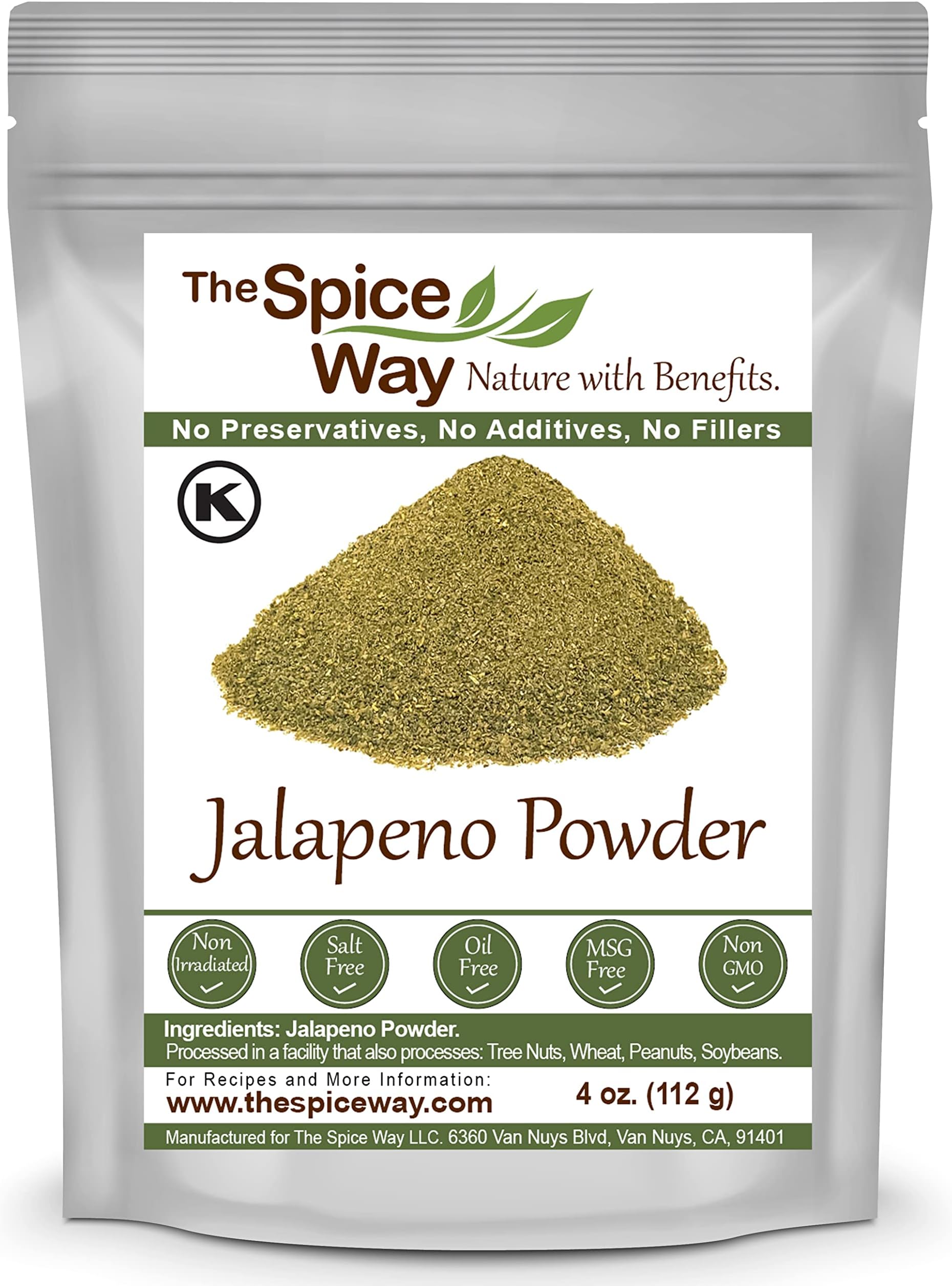 Amazon.com : Earthborn Elements Jalapeño Chile Powder 1 Gallon Bucket ...