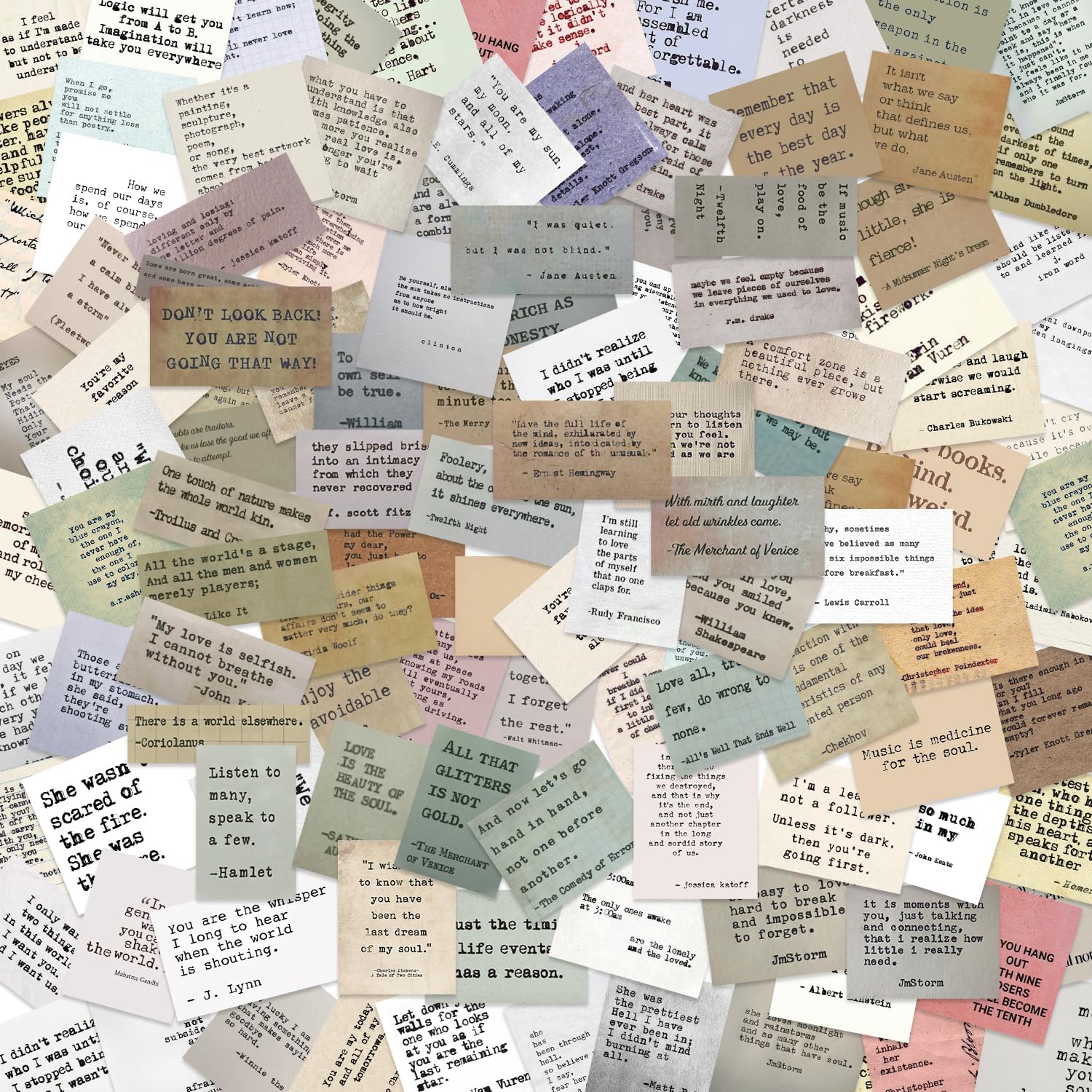 Amazon.com: 120Pcs Mood/Inspirational/Romantic Words Stickers Positive ...