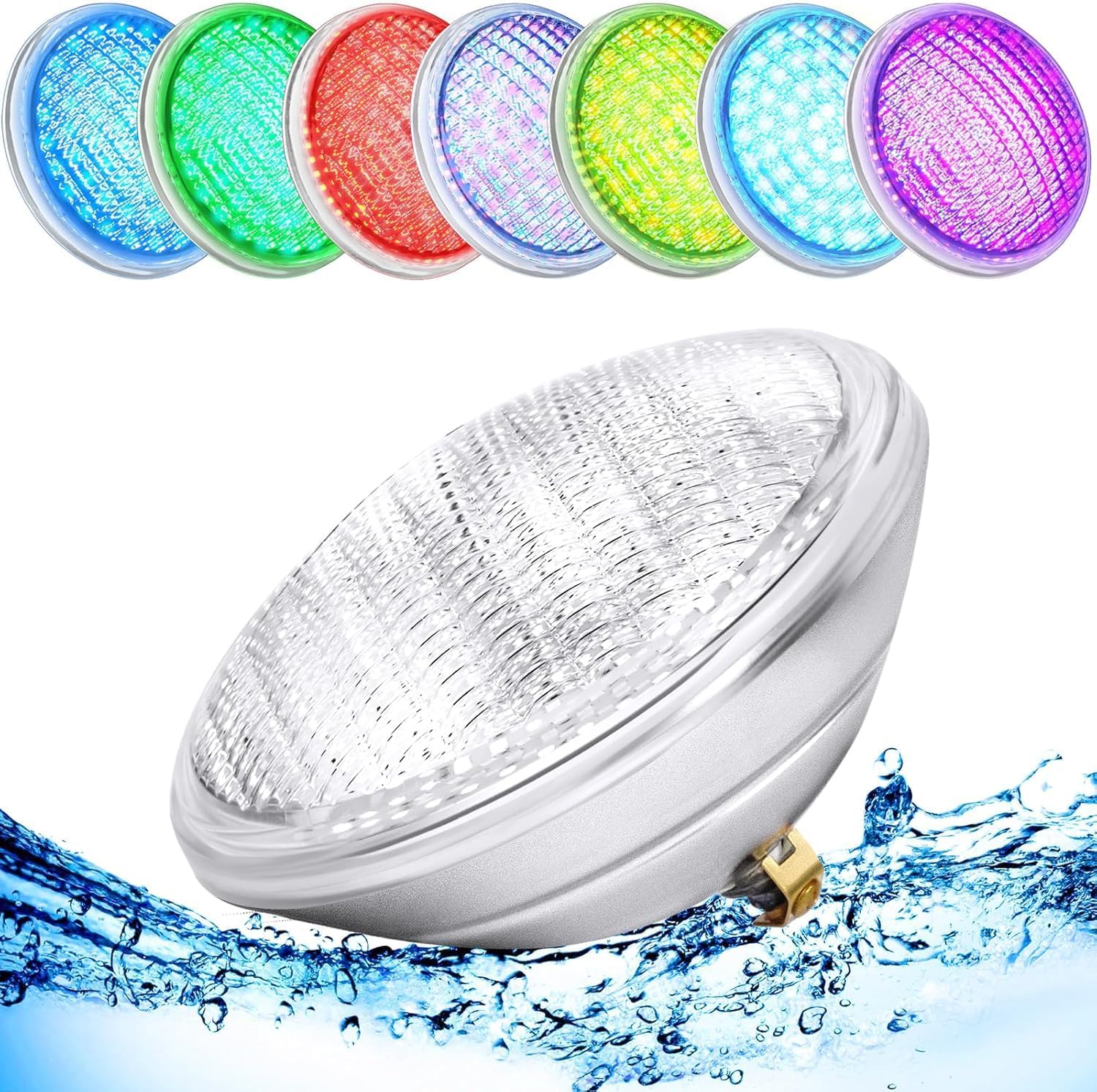 KWODE 36W RGB Lampe Piscine, LED PAR56 Projecteur Piscine, 12V DC/AC ...
