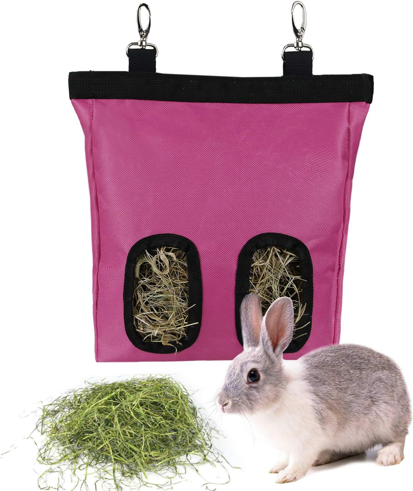 Rabbit Hay Feeder Bag, Guinea Pig Hay Feeder Storage Bunny Hay Feeder ...