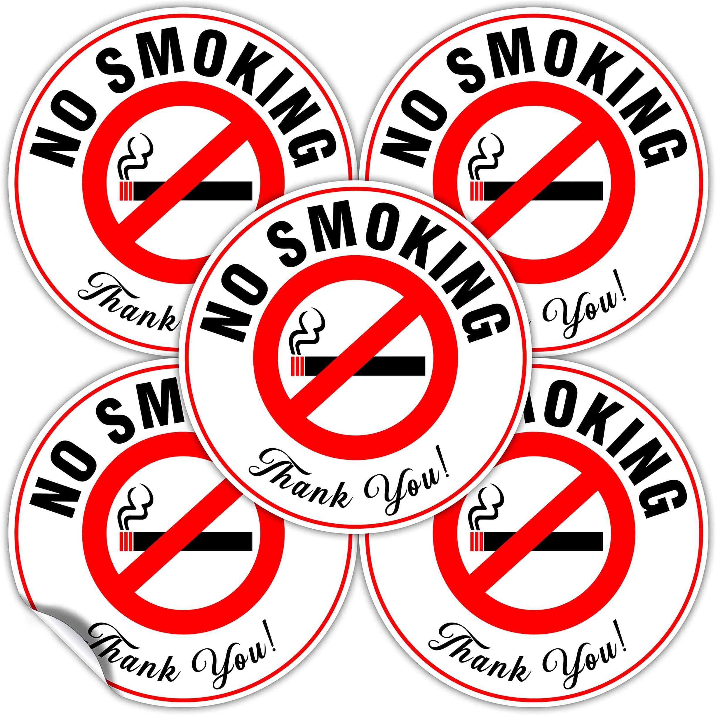 Amazon.com: Rogue River Tactical 3" Pack of 6 No Smoking Sticker Sign ...