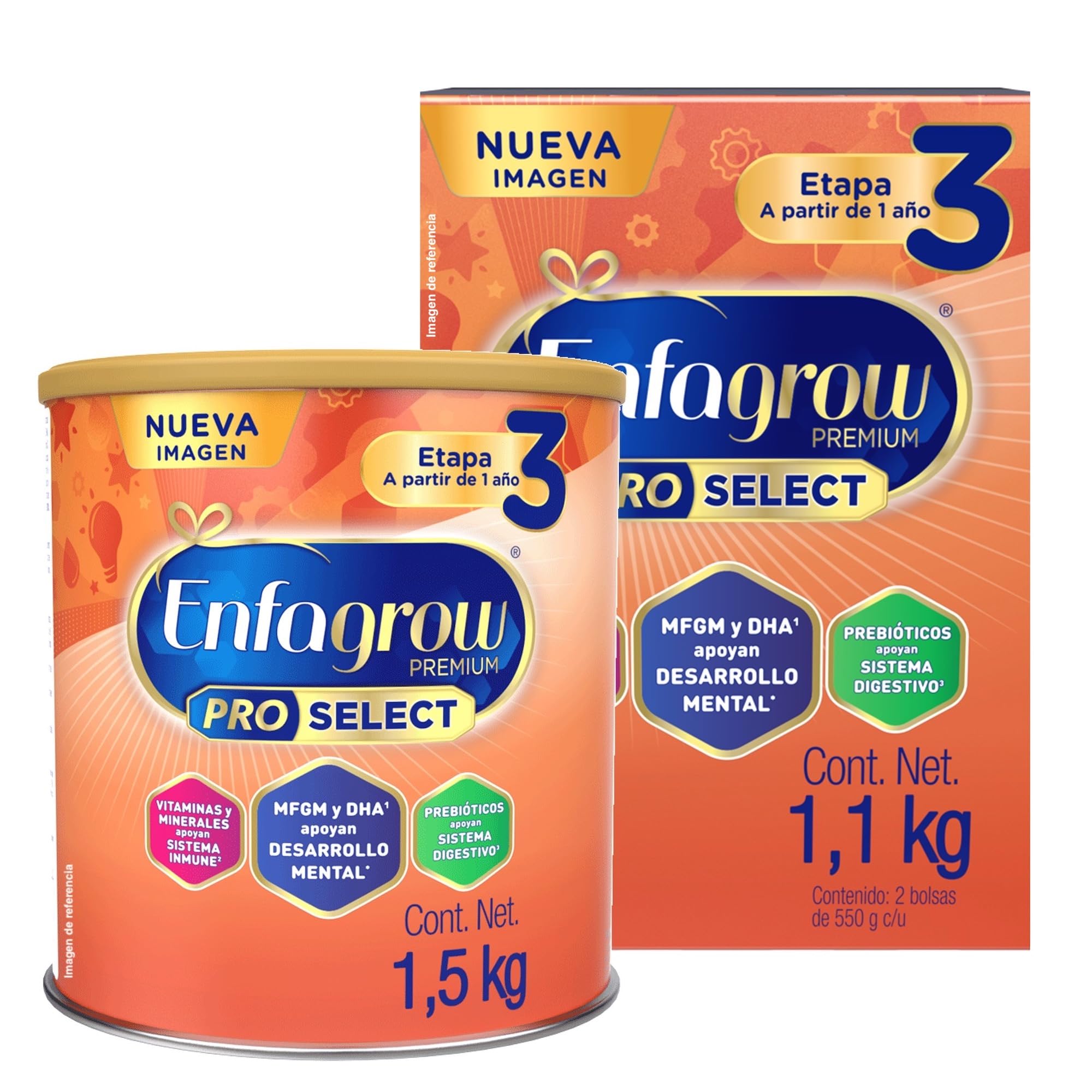 Enfagrow Premium Pro Select Etapa 3, Alimento a base de leche para ...