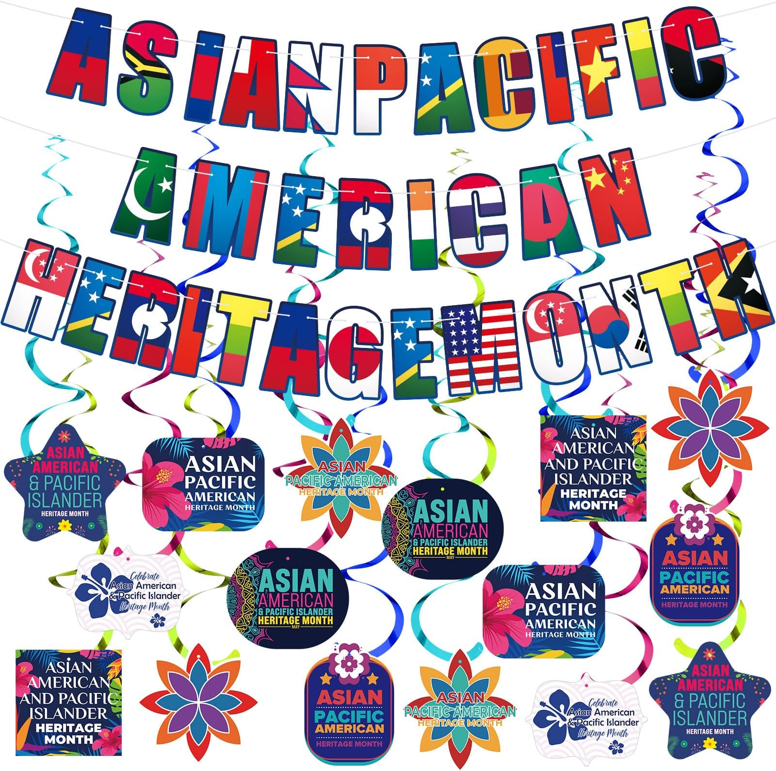 Amazon.com: SmoothNovelty 3 x 6 ft Asian American and Pacific Islander ...