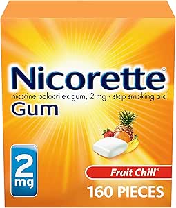 Amazon.com: Nicorette 2 mg Nicotine Gum to Help Stop Smoking - Fruit ...