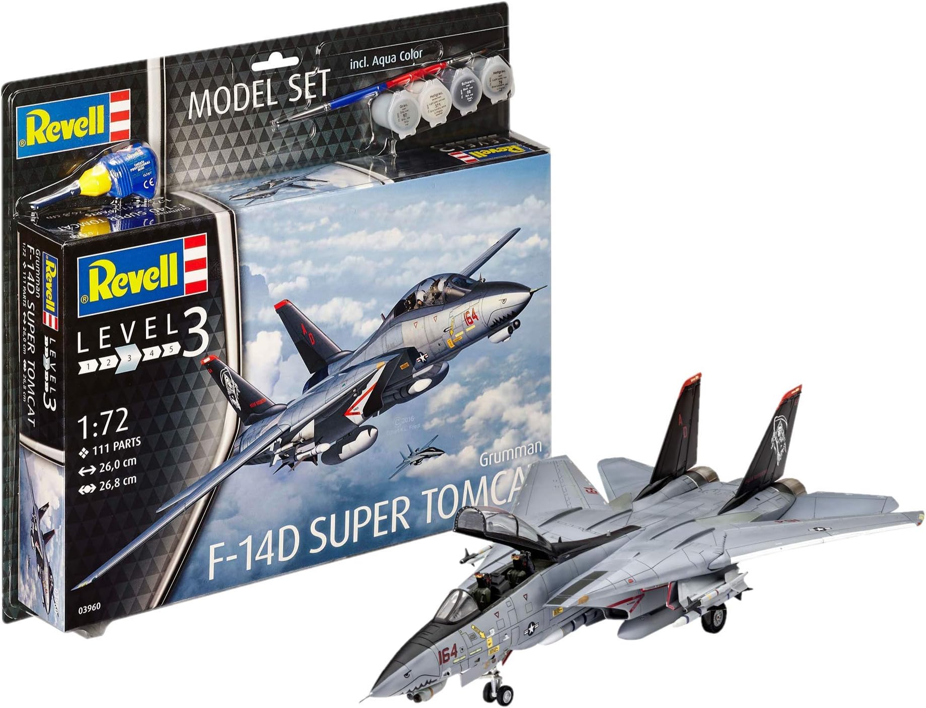Revell Modellbausatz Flugzeug 1:72 - F-4J Phantom II im Maßstab 1:72 ...