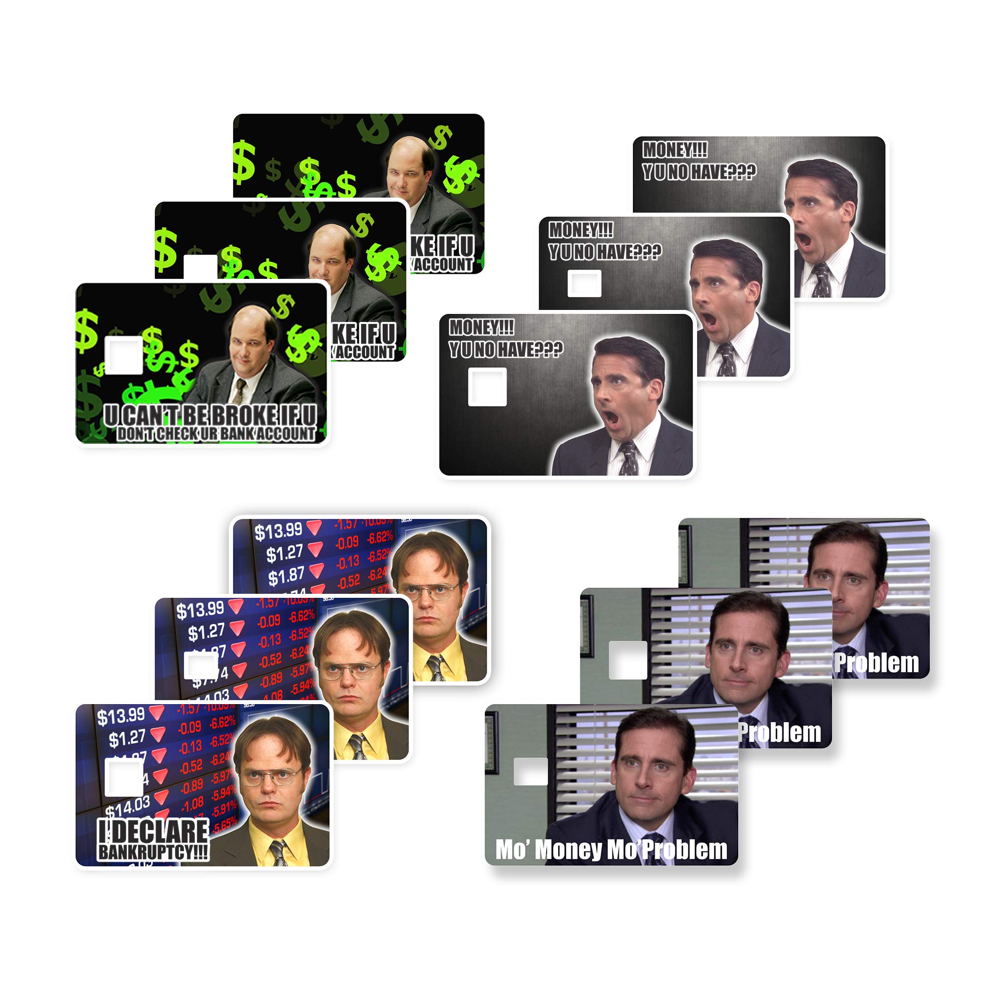 HK STUDIO The Office Stickers for Credit Card Skin, Debit Card Skin ...