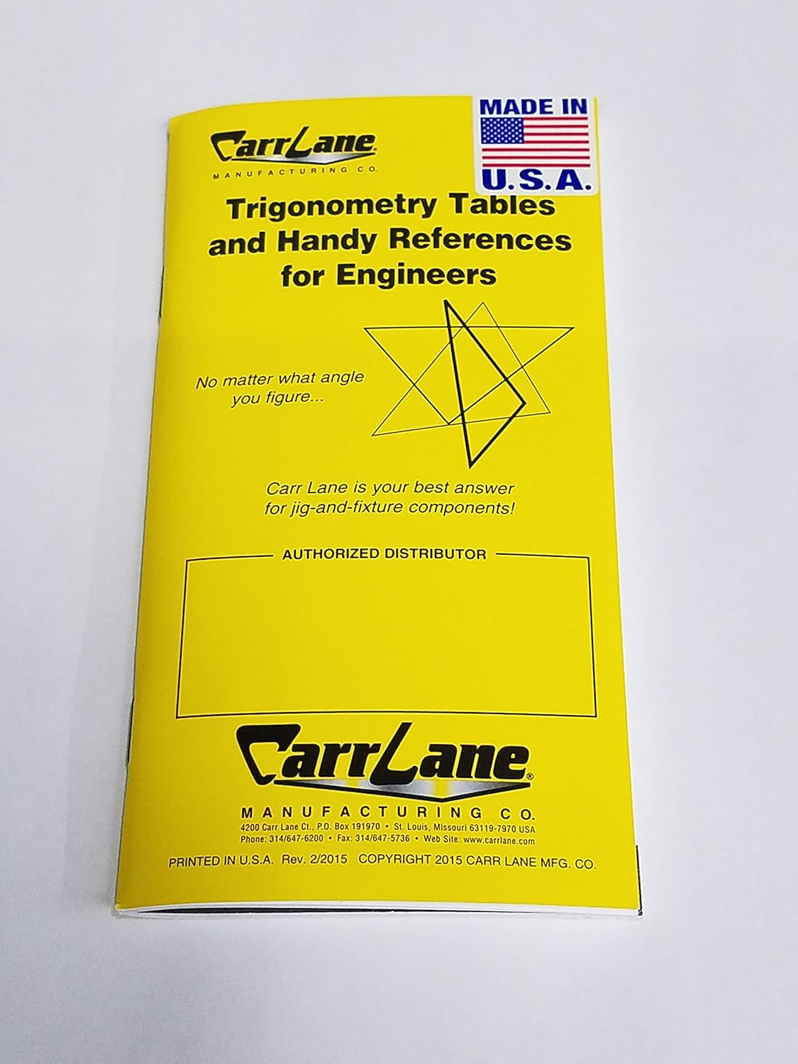 Amazon.com: Trigonometry Tables and Handy References for Engineers: Industrial & Scientific