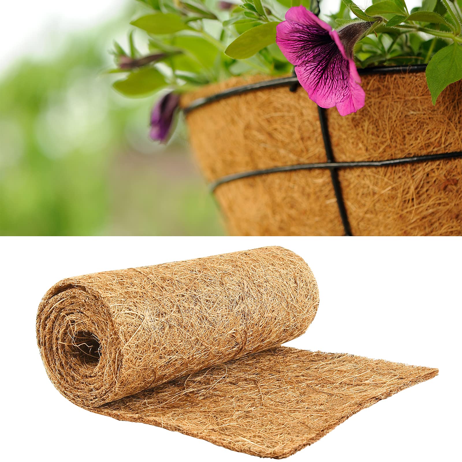 Snapklik.com : Coco Liner Coco Plant Liner Roll For Planter Horse ...