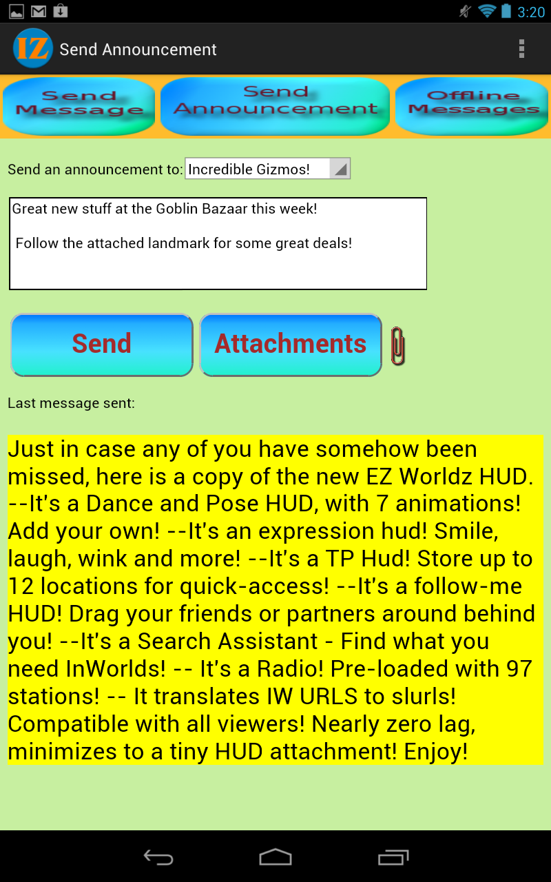InWorldz Communicator - App on Amazon Appstore