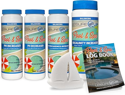 Amazon.com : LeisureQuip Pool & Spa Chemical Balancer Maintenance Kit ...