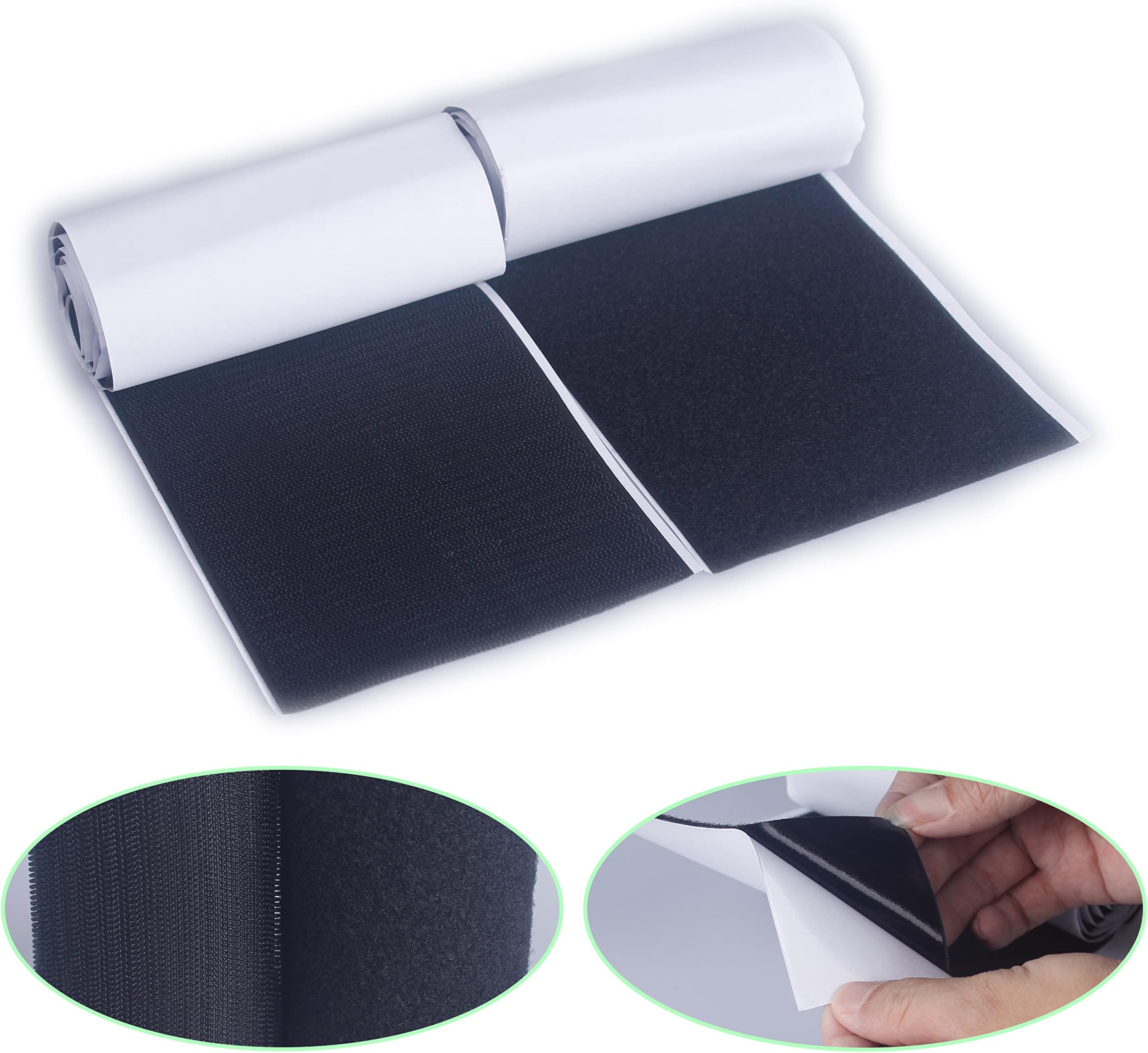 Amazon.com: HUAYY 4 Inches Width 1 Yards Length | self-Adhesive Hook ...