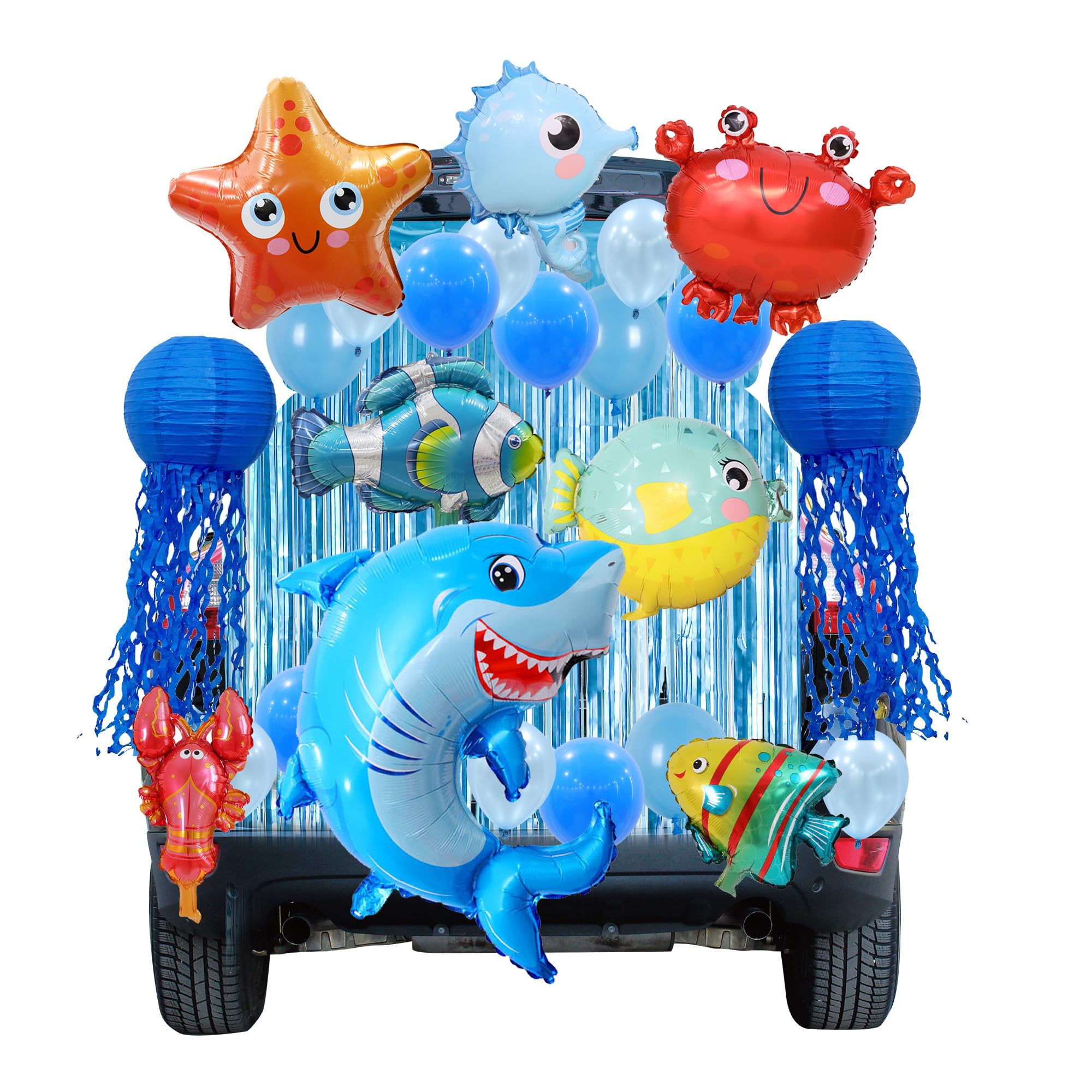 Amazon.com: Under The Sea Trunk or Treat Car Decorations Kit，Trunk or ...