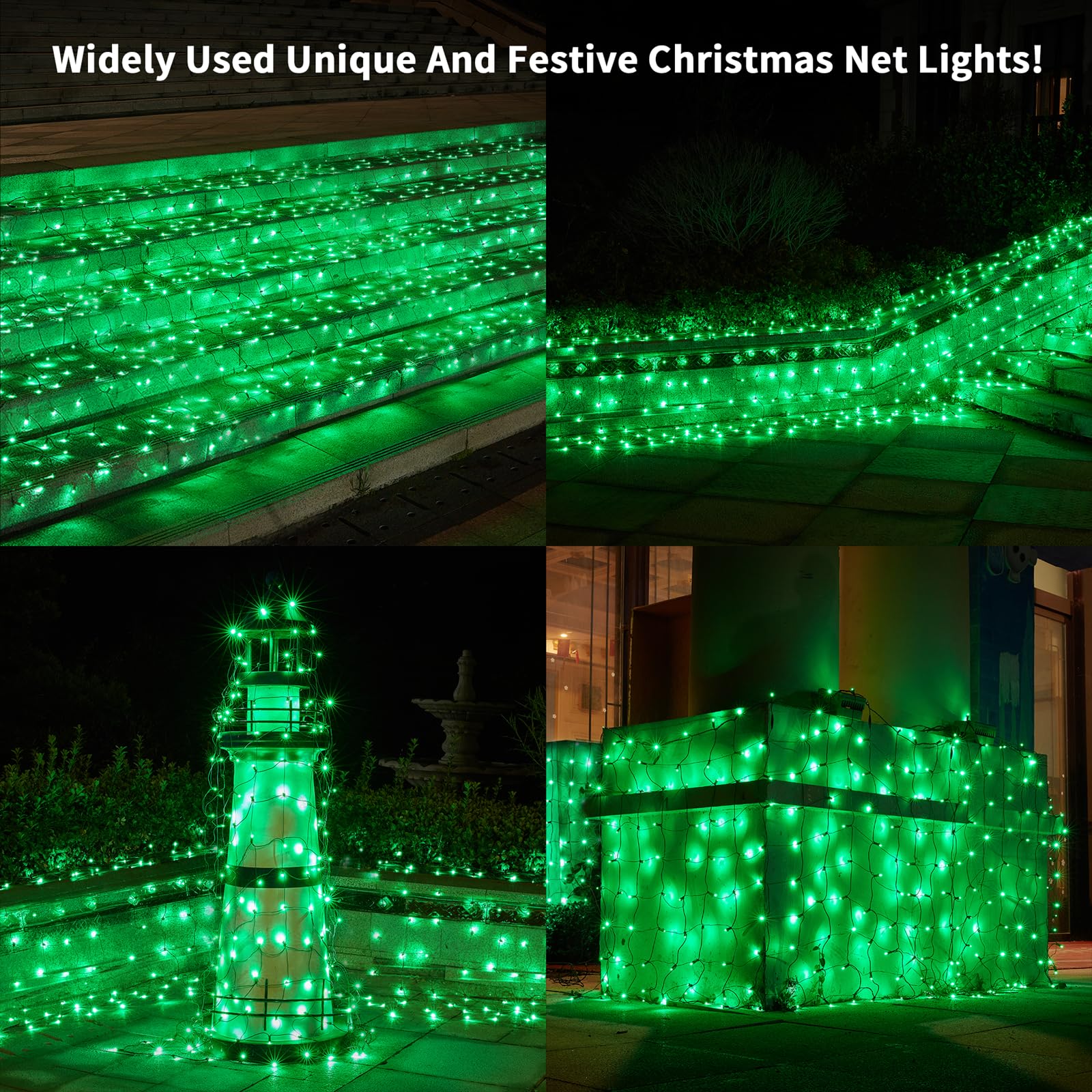 Green Net Christmas Lights
