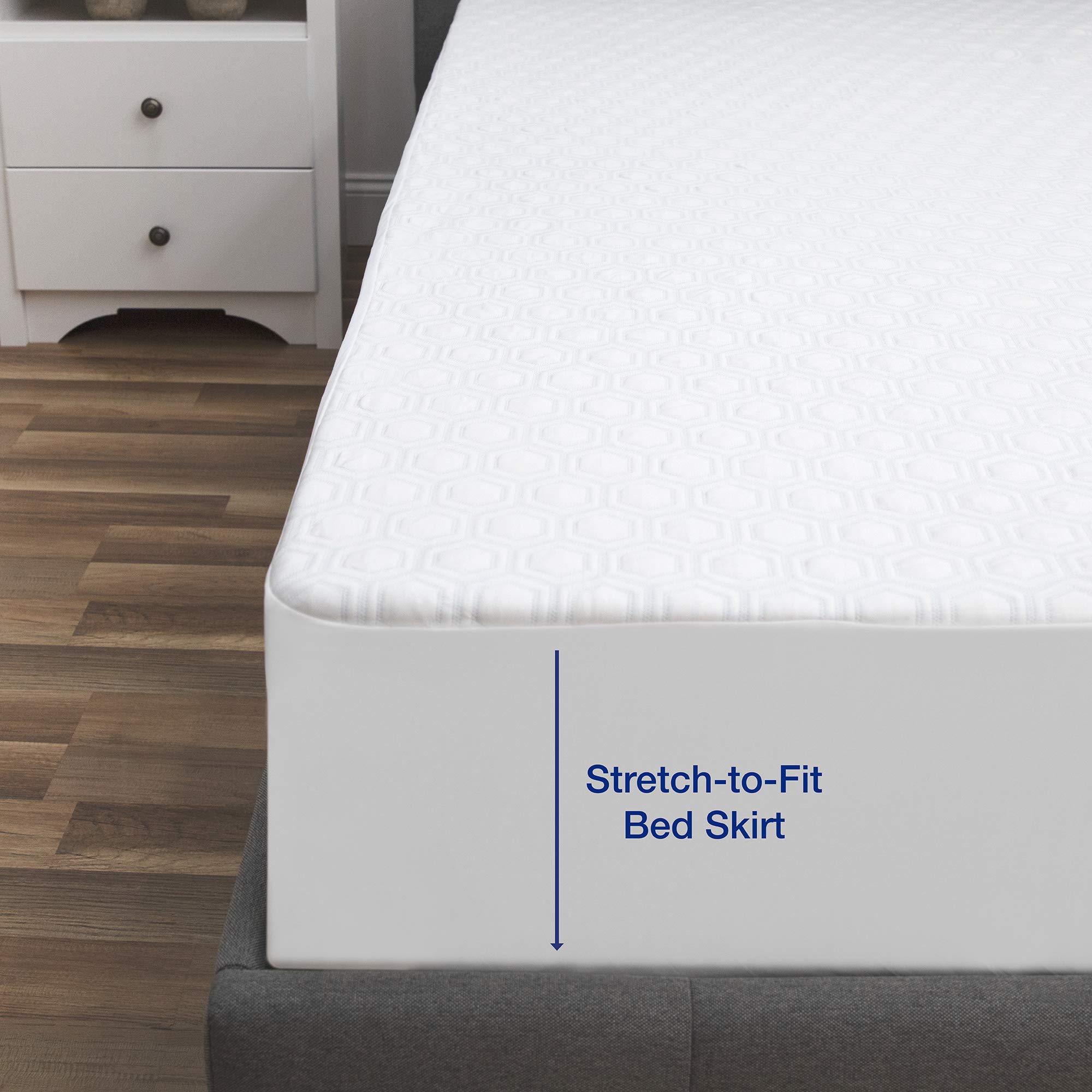 Snapklik.com : SensorPEDIC Cold Touch Mattress Protector