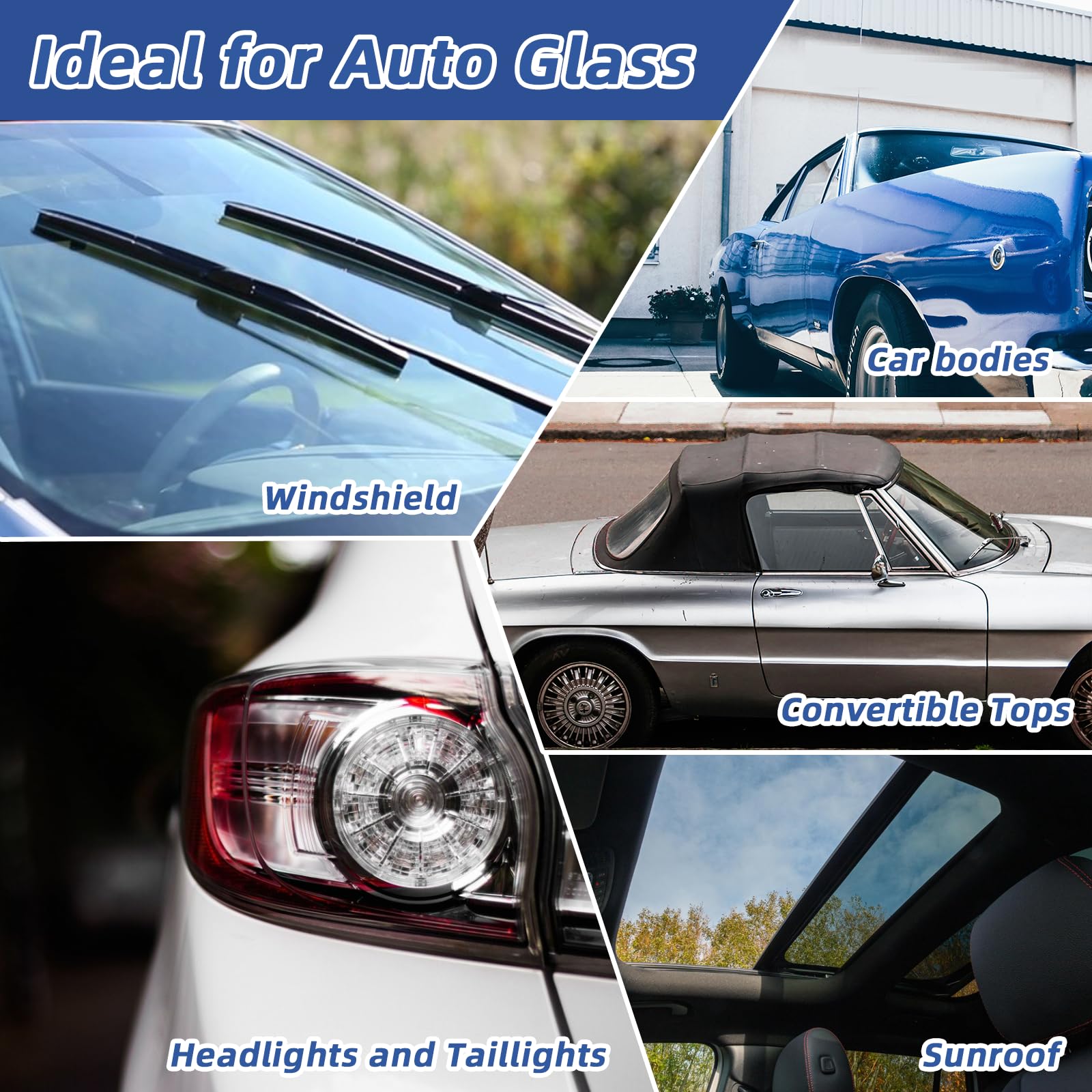 Snapklik.com : HAOXAOON 2 Pack Polyurethane Windshield Adhesive Sealant ...