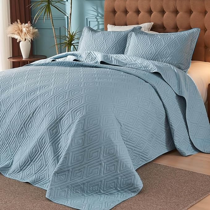 Amazon.com: Oversized King Bedspreads 128x120 for Split Adjustable Bed ...
