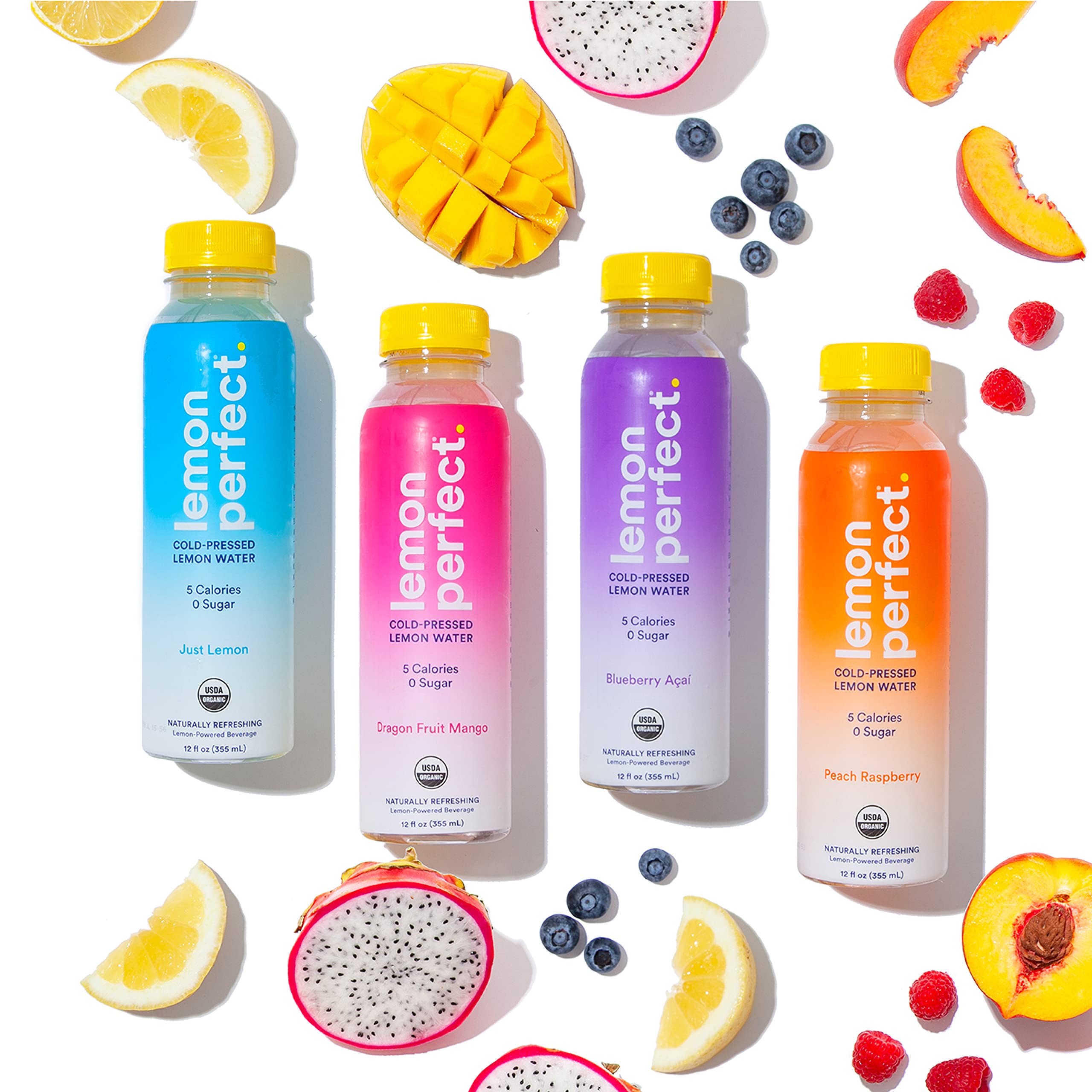 Buy Lemon Perfect, Organic Cold-Pressed Lemon Water, Squeezed from Real ...