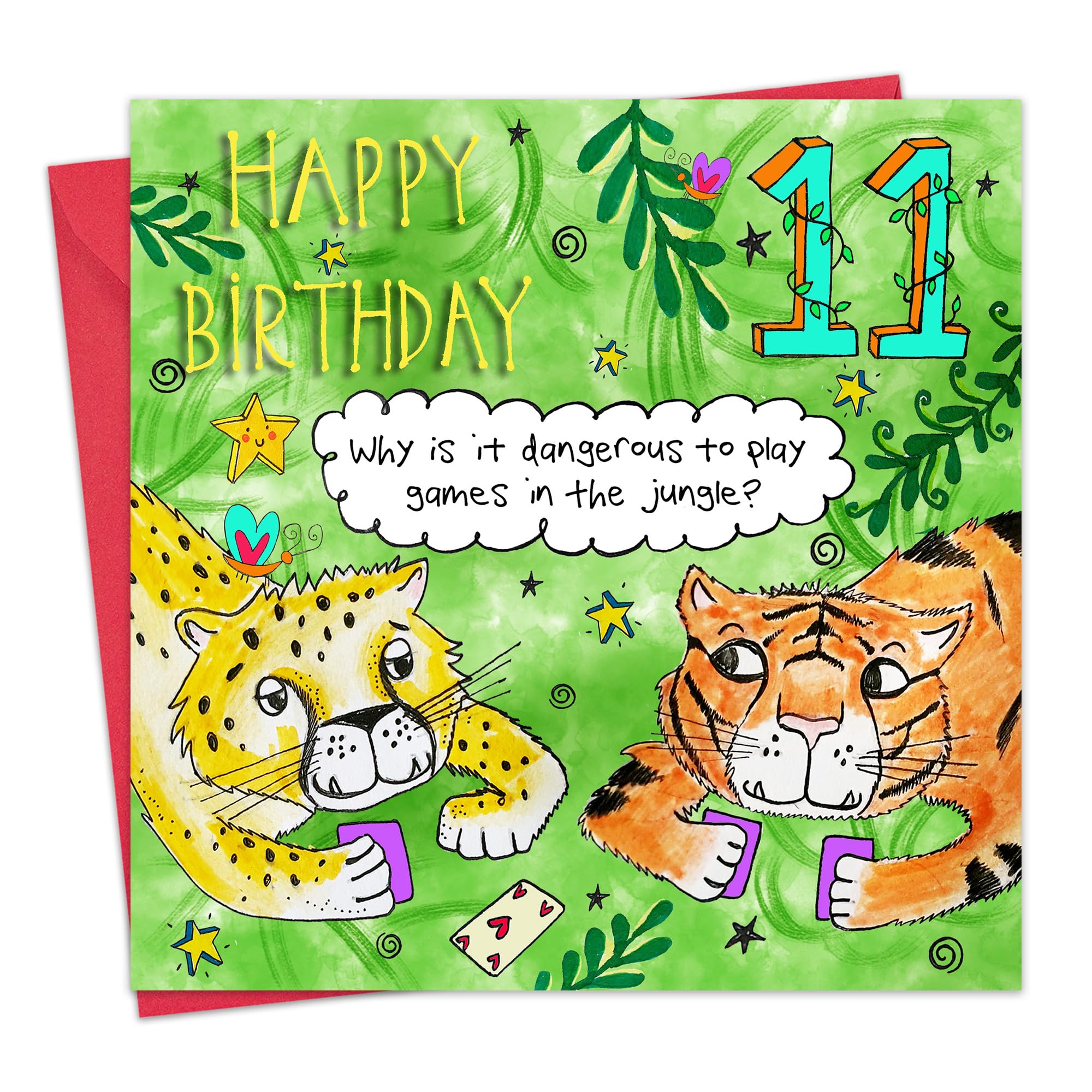 Amazon.com : Twizler 11th Birthday Card - Funny Joke Childrens Birthday ...