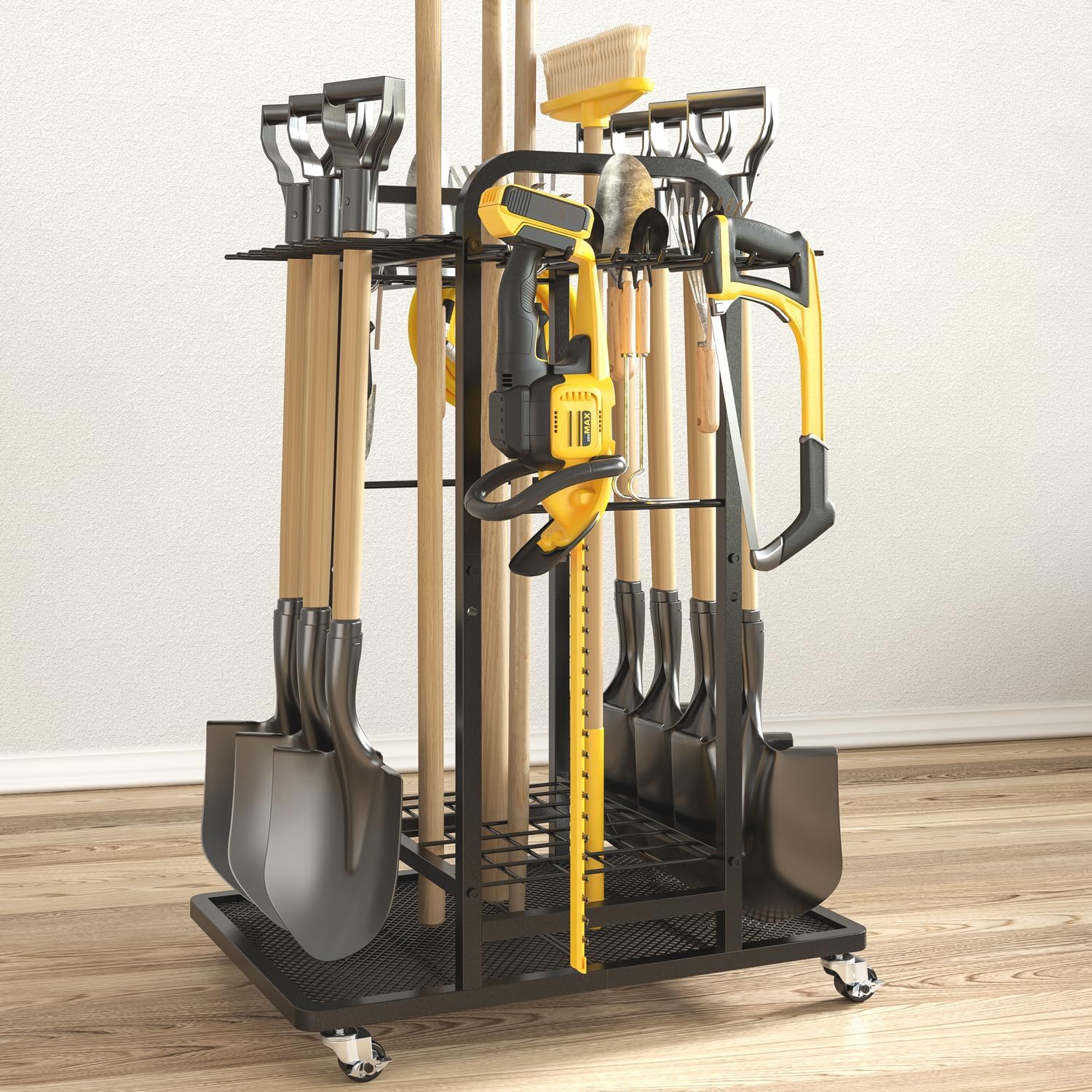 Amazon.com: Patio Park Heavy Duty Folding Chair & Tool Rack – Wall ...