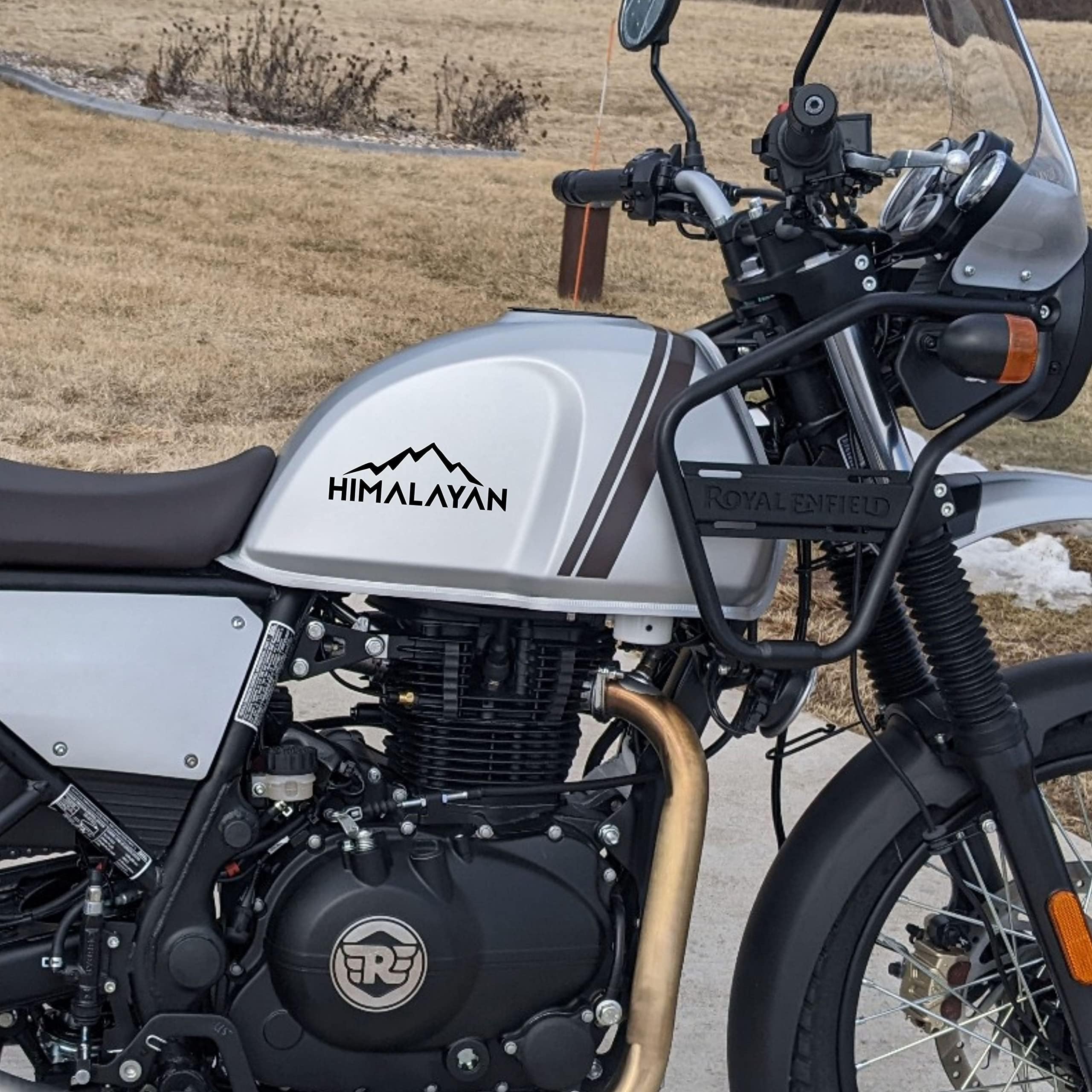 2 x Mountain Design Offroad Tank Sticker Compatible with RE Himalayan ...