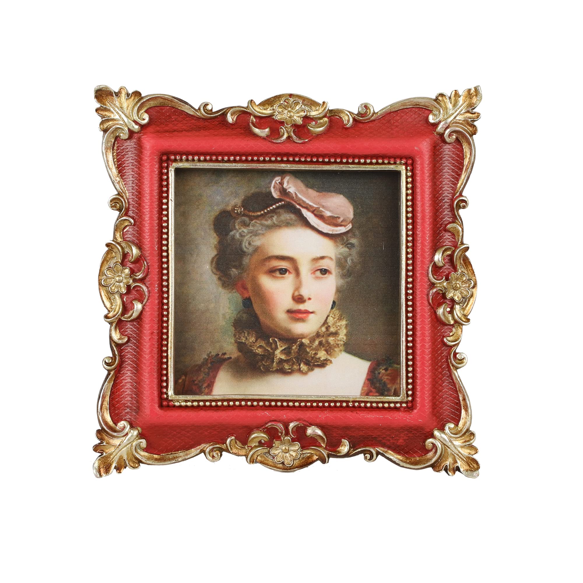 Red Ornate Frame