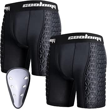 Amazon.com: Youth Boys Baseball Sliding Shorts Elite Padded Slider ...