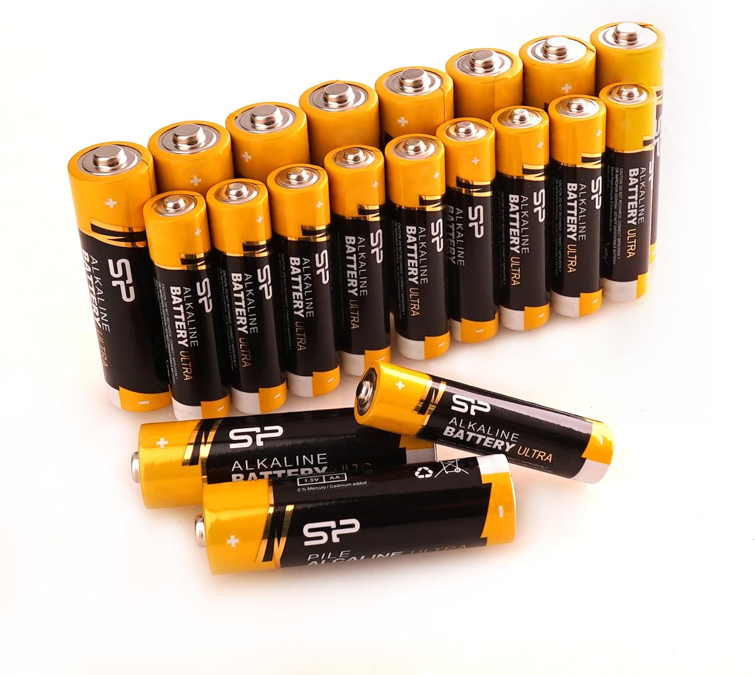 Amazon.com: Silicon Power 10 Pack AA & 10 Pack AAA Alkaline Batteries ...