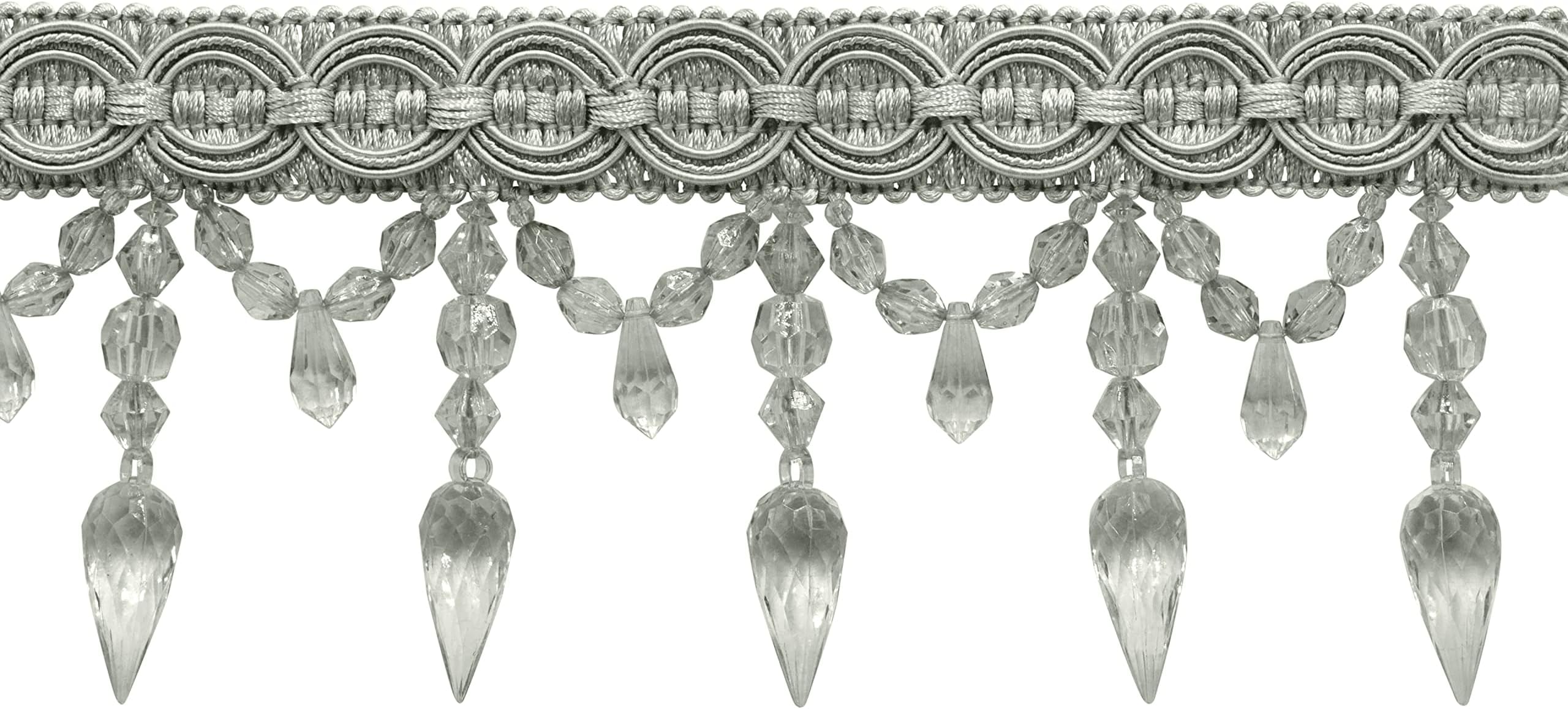 Amazon.com: 3yards Beading Fringe Trimming Long Beads Tassel Curtain ...