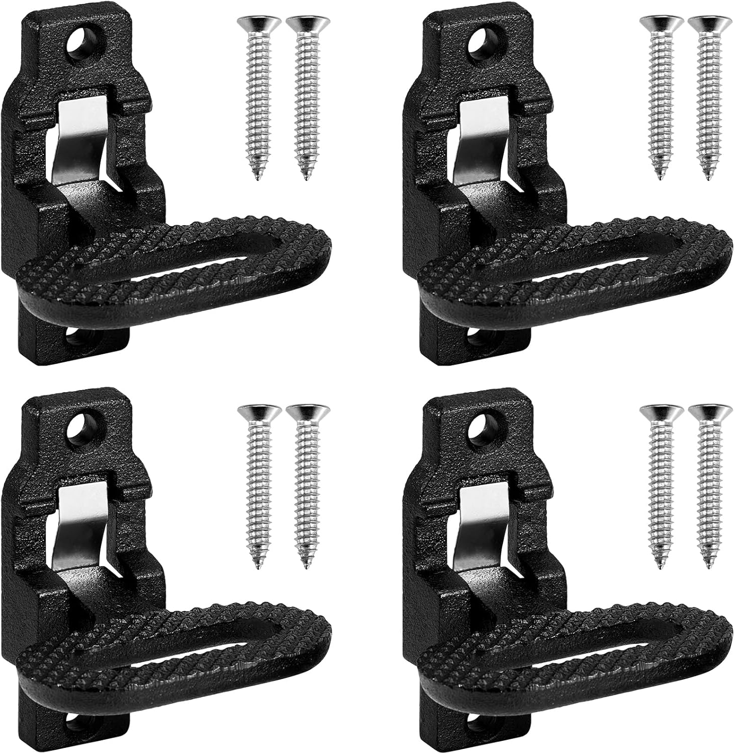 Amazon.com: Gedlex 4 Pack Black Folding Safety Step Steel Heavy-Duty ...