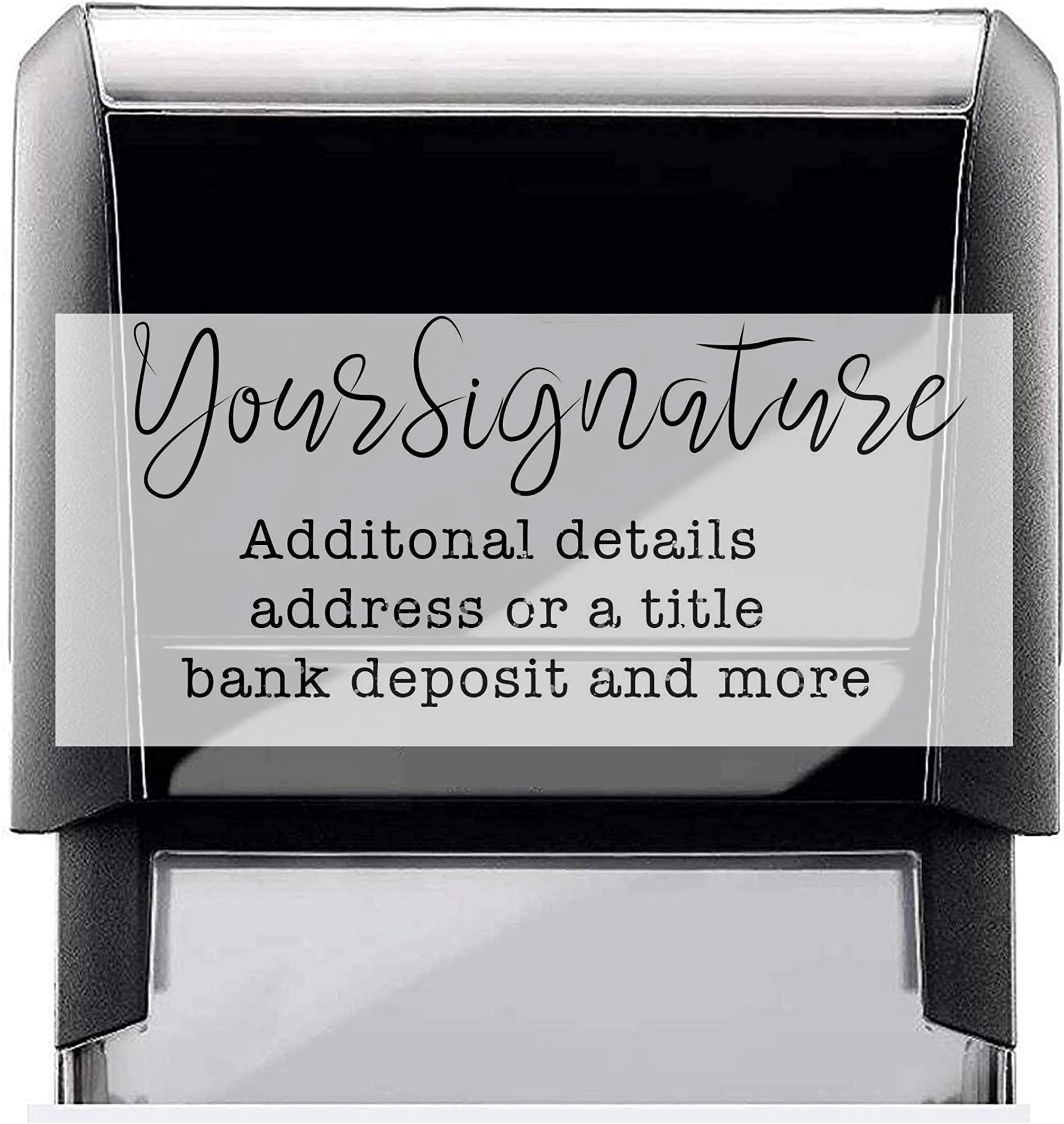 Amazon.com : 5200 Professional Self-Inking Logo/Signature Stamp - Great ...