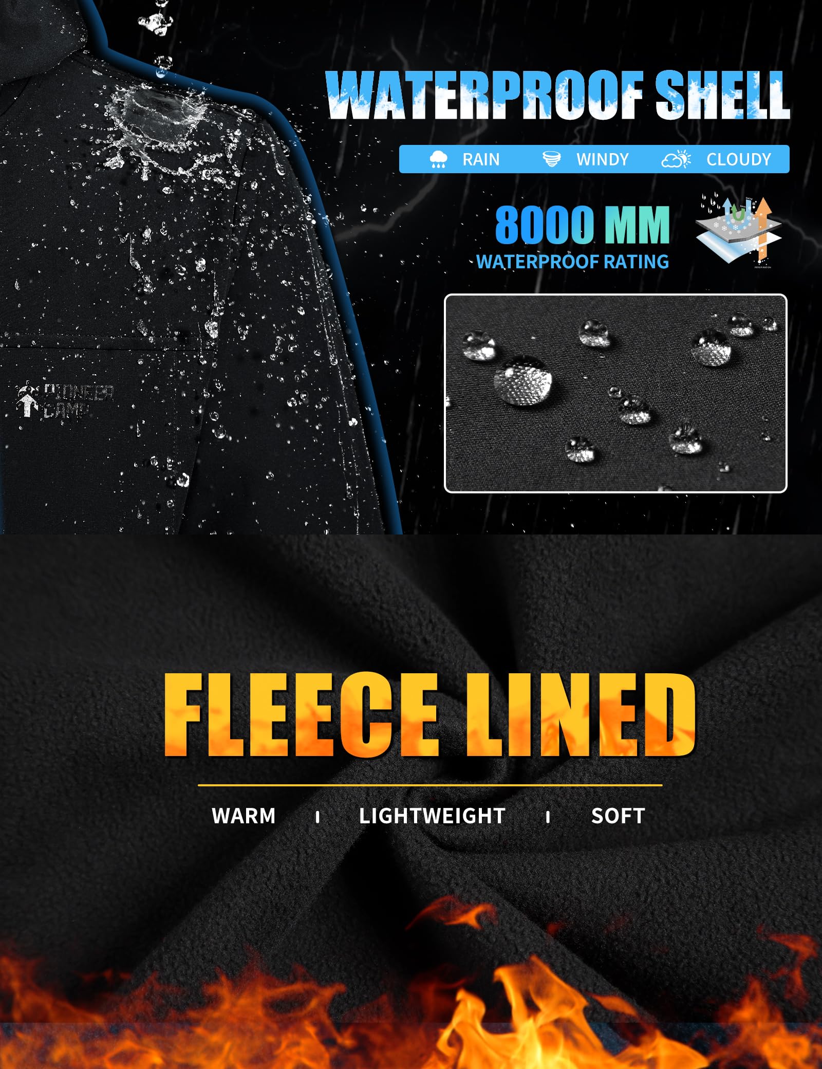 Snapklik.com : Pioneer Camp Jackets For Men - Rain Jacket