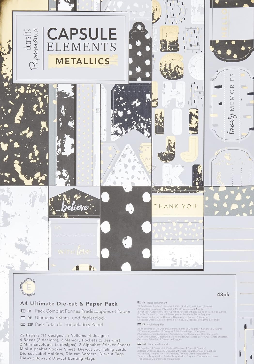 Papermania Paper Pack, Multi-Colour, A4 : Amazon.co.uk: Home & Kitchen