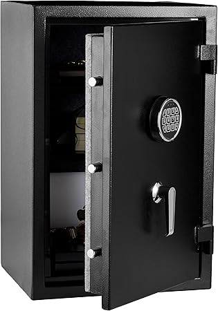 Amazon Basics Fire Resistant Security Safe with Programmable Electronic ...