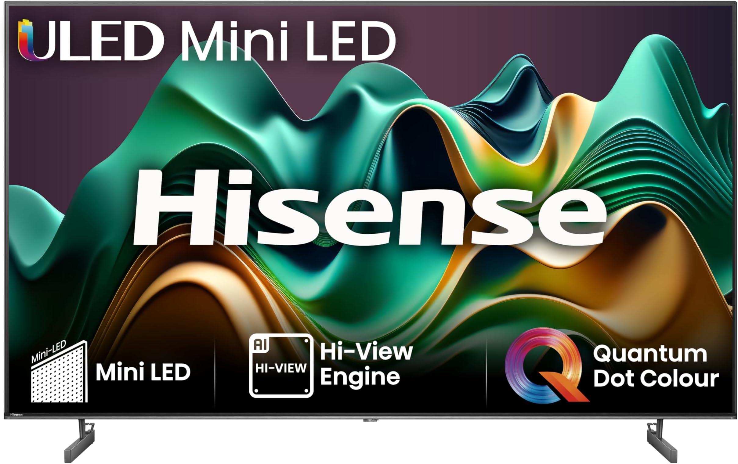 Hisense 65 Inch 4K Mini-LED TV 65U6NQTUK - Quantum Dot Colour, Dolby ...
