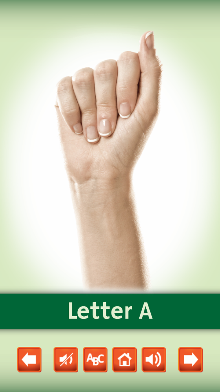 A To Z Sign Language Alphabet Flash Cards - App on Amazon Appstore