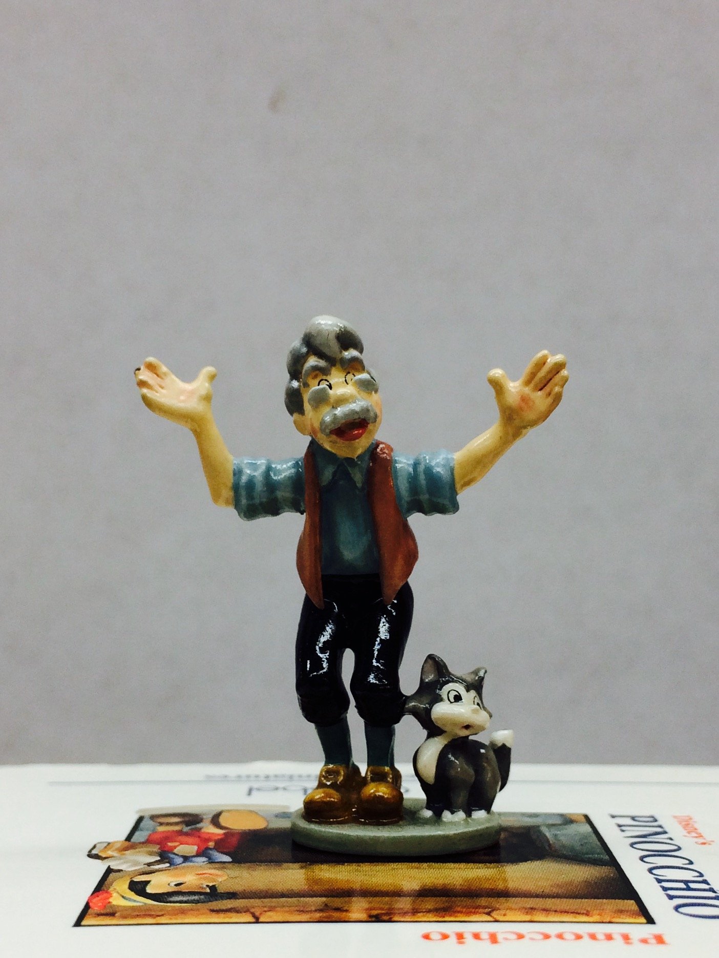 Robert Olszewski Goebel Miniatures Geppetto Figaro Pinocchio The Disney ...