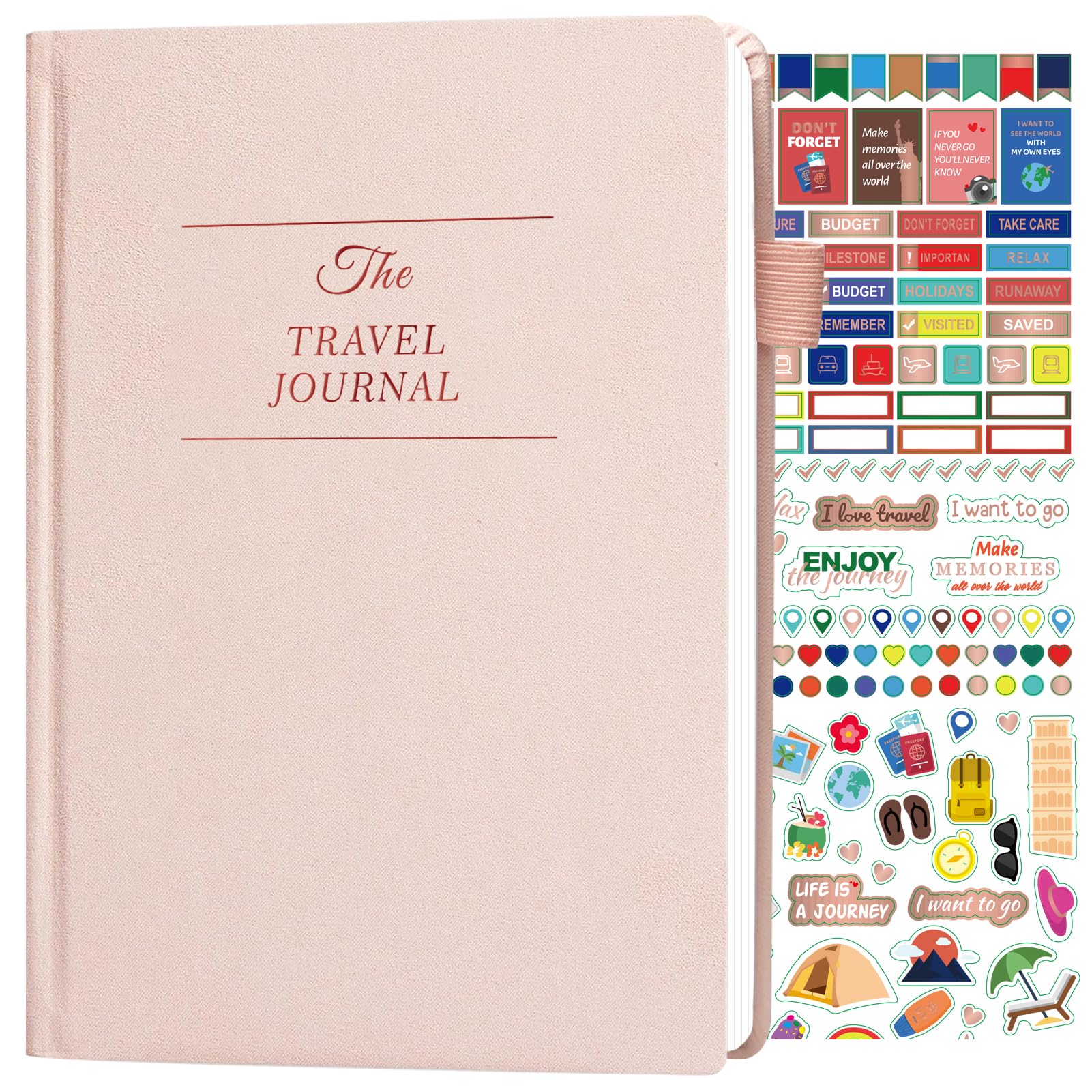 Amazon.com : Travel Journal for Women & Men - Budget Travel Planner ...