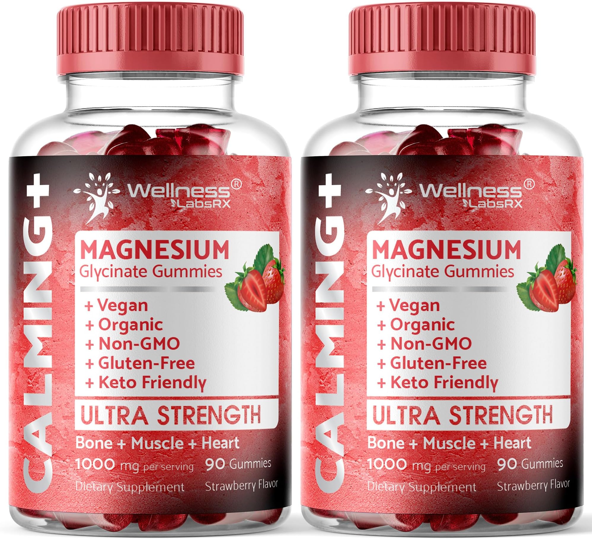 Amazon.com: Magnesium Gummies for Kids & Adults - 100mg - Calm ...