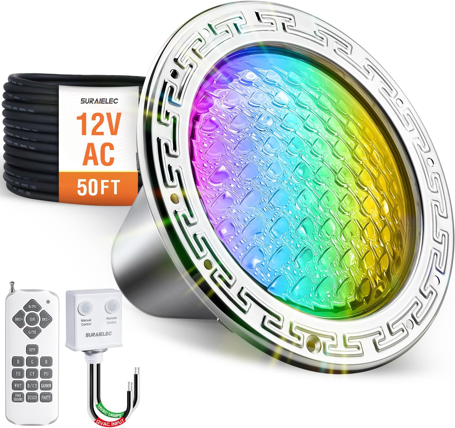 Amazon.com: HQUA PN03DC 12V AC Remote Control LED RGBW Color Change ...