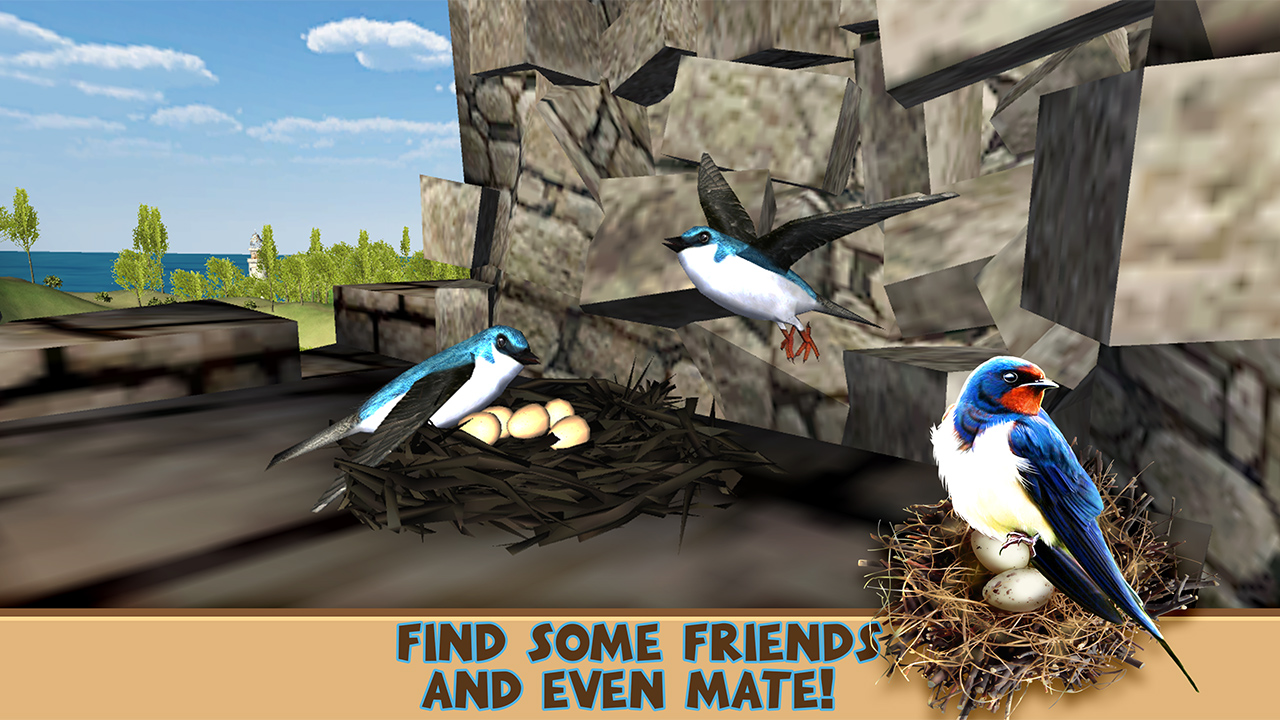 Swallow Bird Challenging Simulator - Little Bird Adventures 3D - App on ...