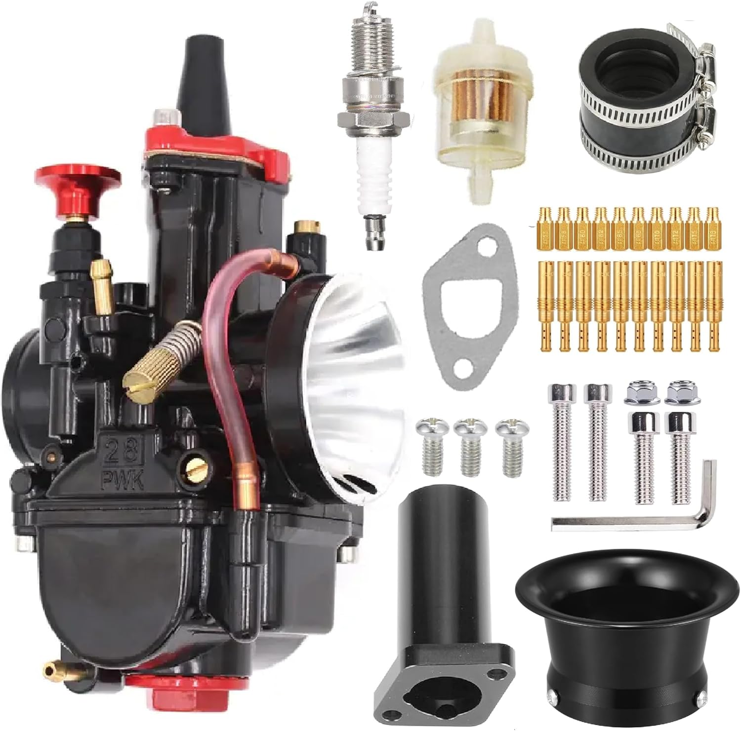 Amazon.com: MTRPARTS Predator 212 Carburetor - PWK 28mm Carburetor for ...