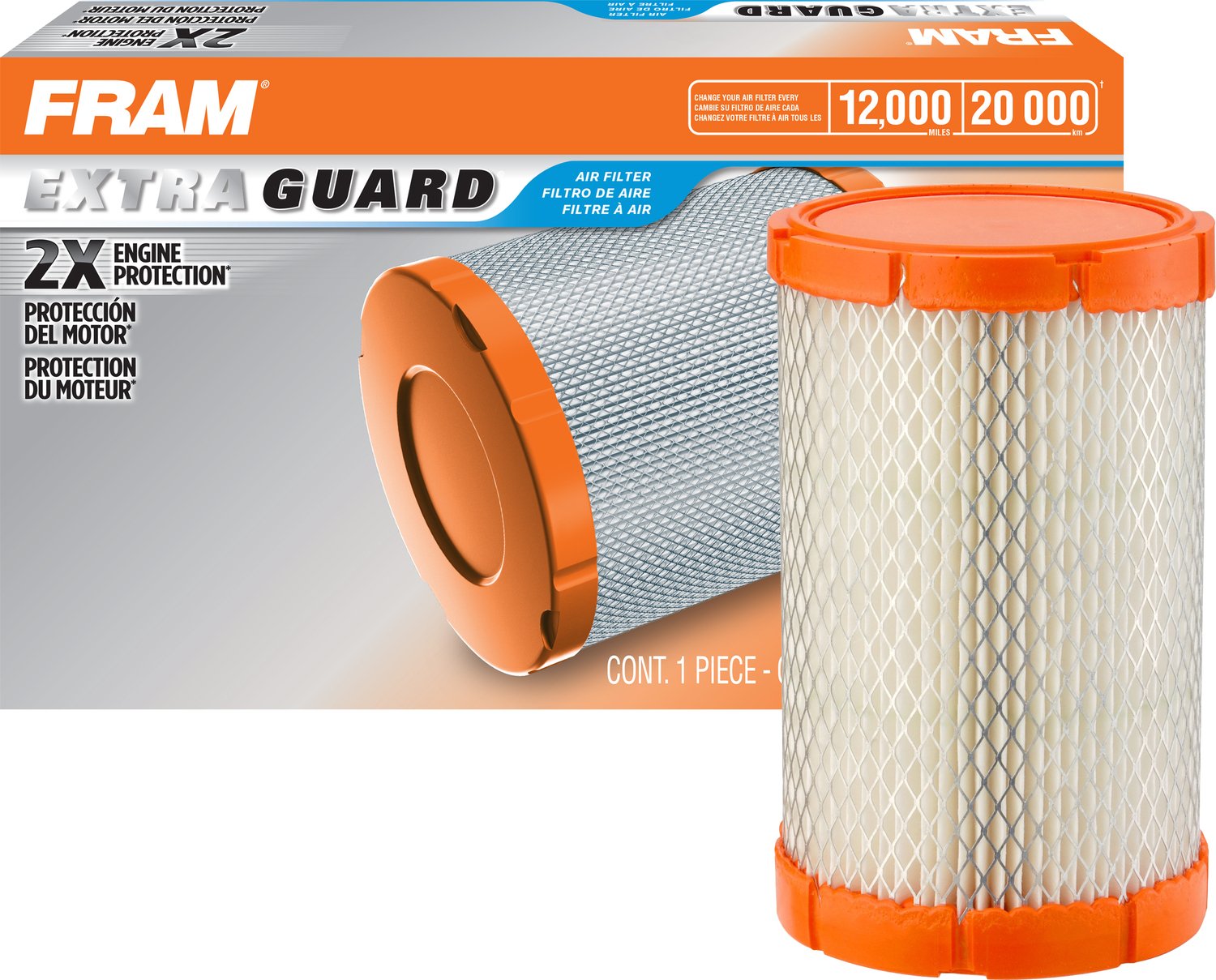 Amazon.com: FRAM Extra Guard Radial Seal Engine Air Filter Replacement ...