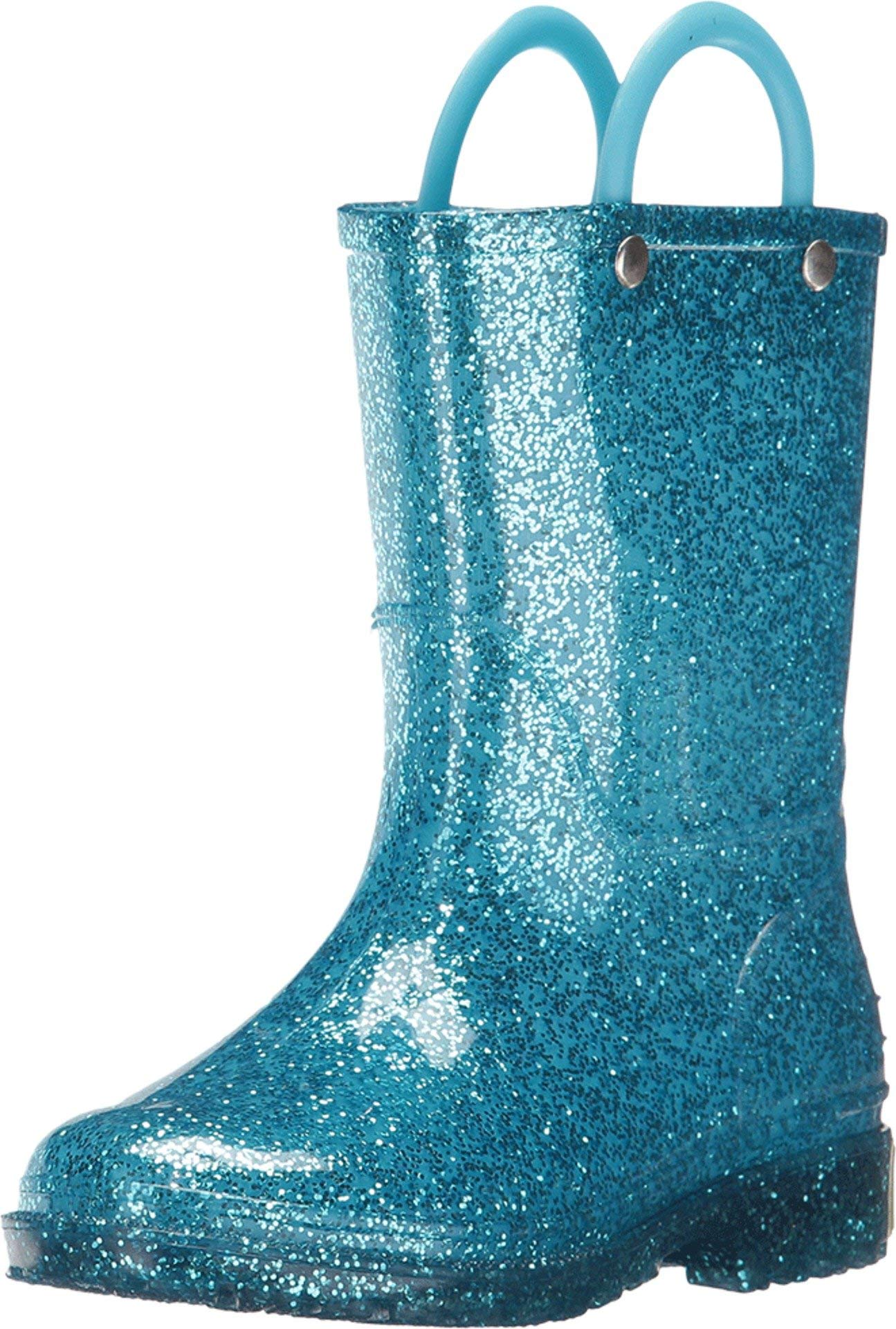 Snapklik.com : Western Chief Girls Glitter Waterproof Rain Boot