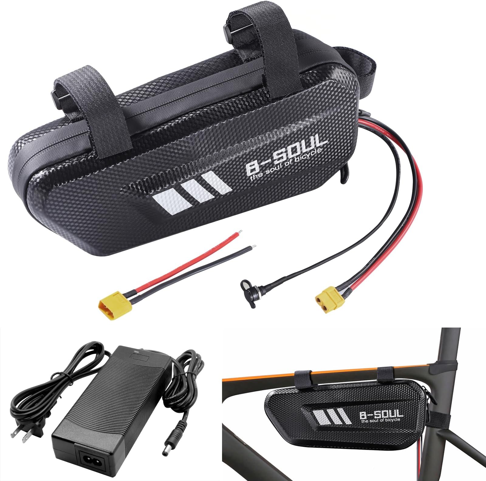 Amazon.com: Airuxuan 48V Ebike Battery 10Ah Electric Bike Battery 48V ...